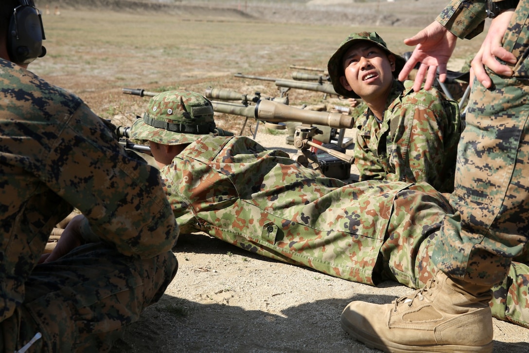 Marines, JGSDF prepare for sniper training