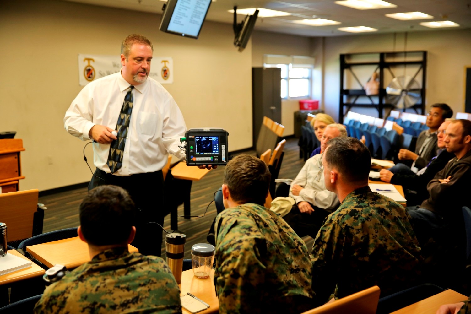 Medical assistance device tested aboard Camp Pendleton