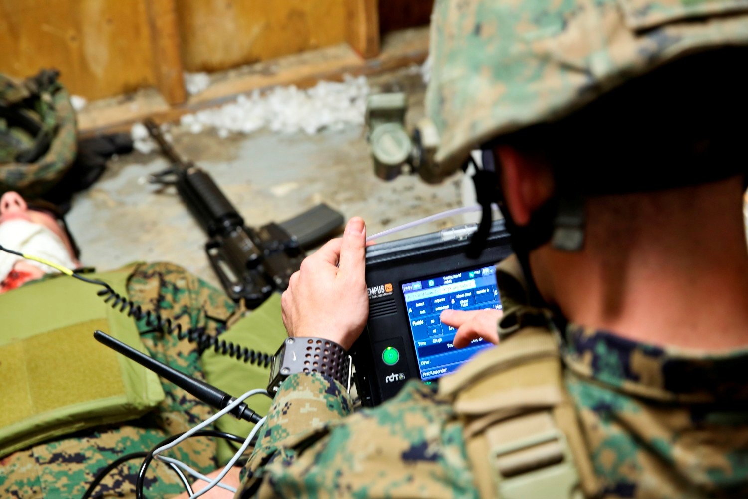 Medical assistance device tested aboard Camp Pendleton