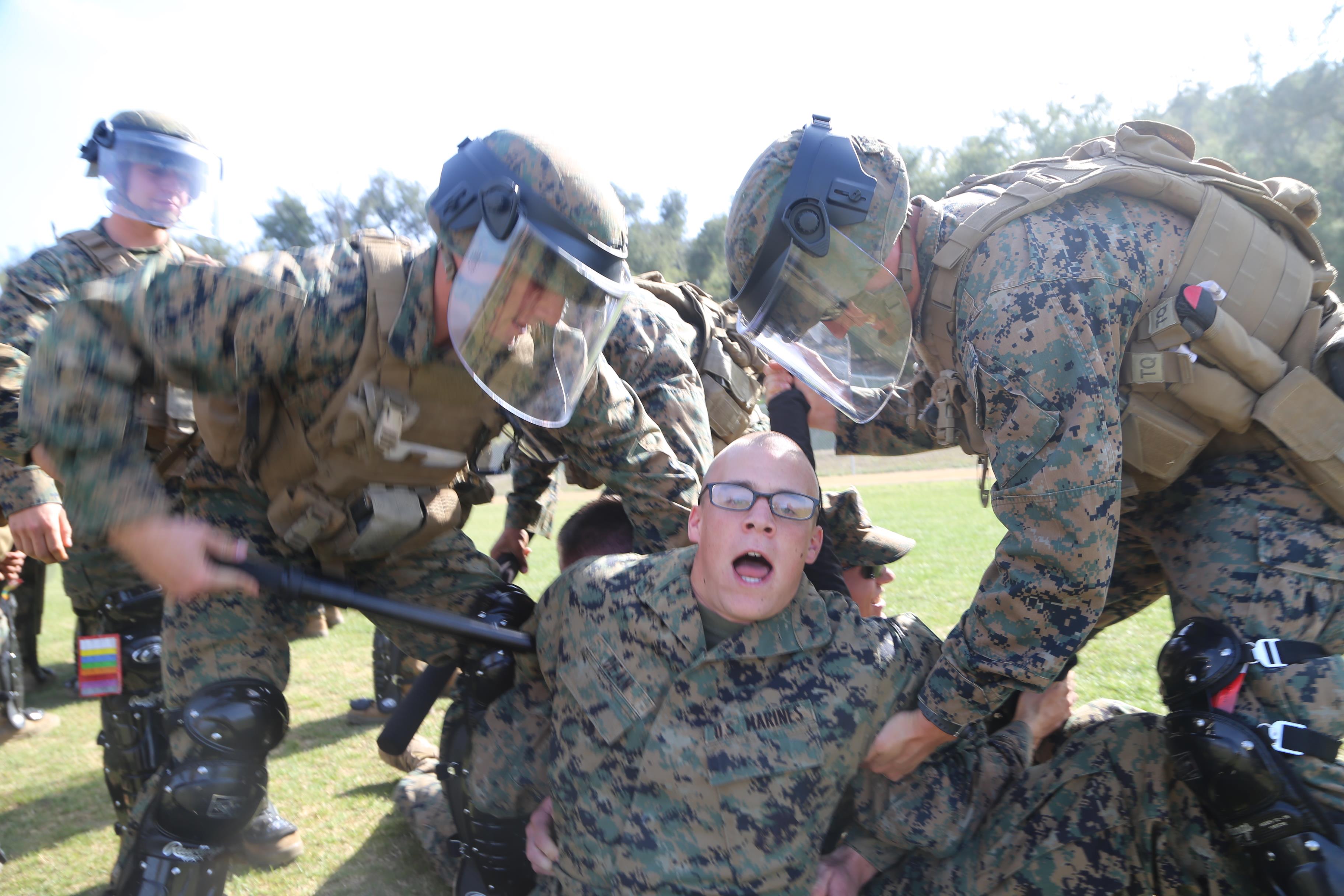 11th MEU Marines Conduct Riot Drills