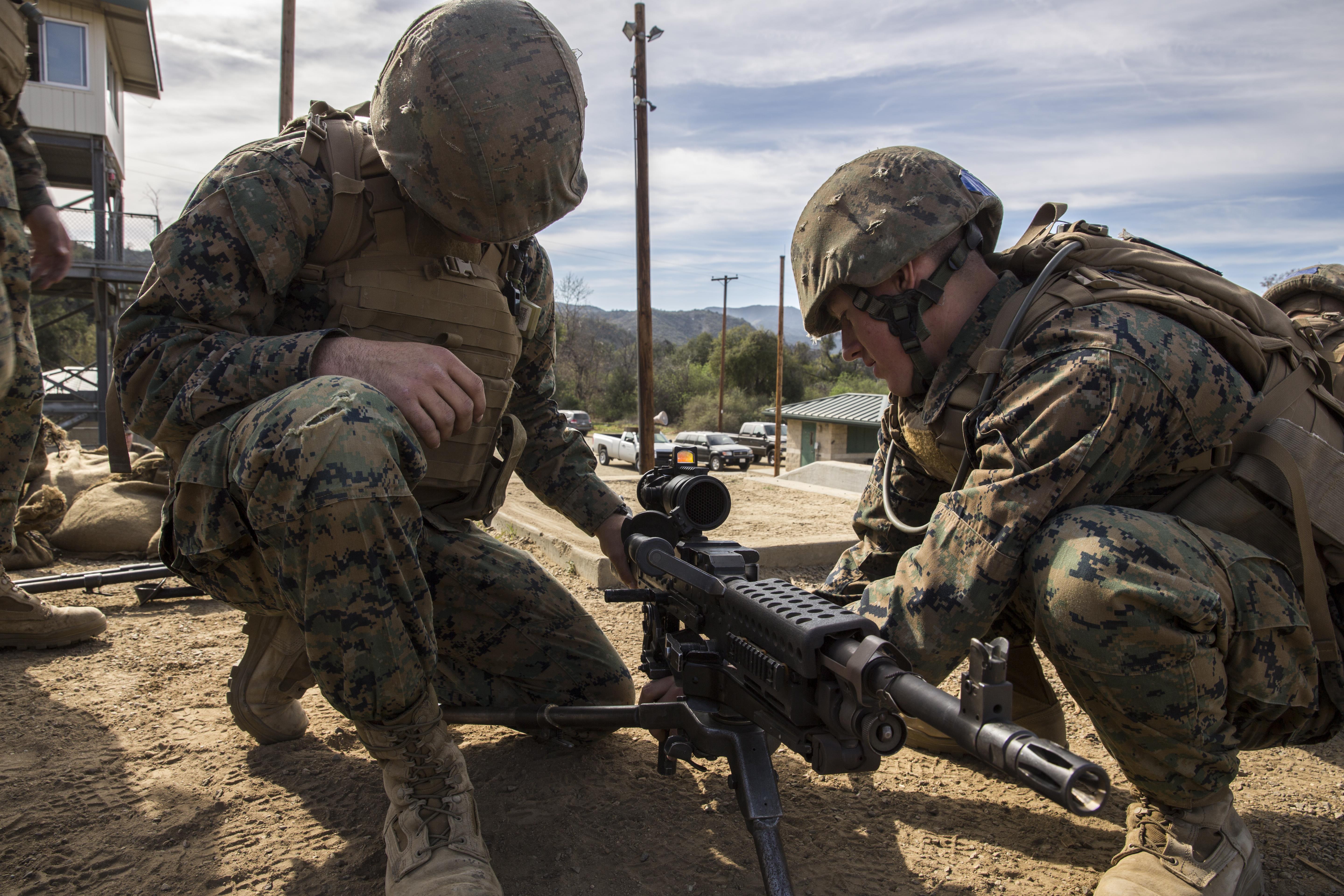 Delta Company machine gun shoot