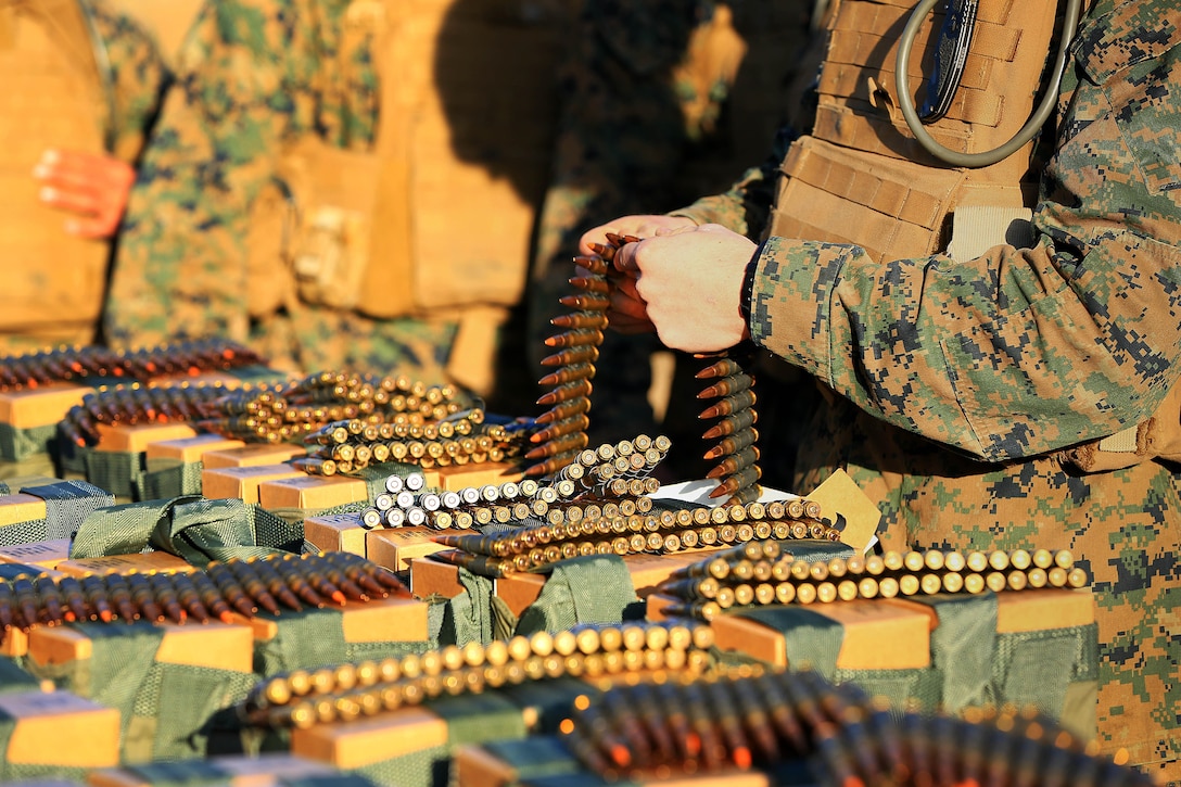 Delta Company machine gun shoot