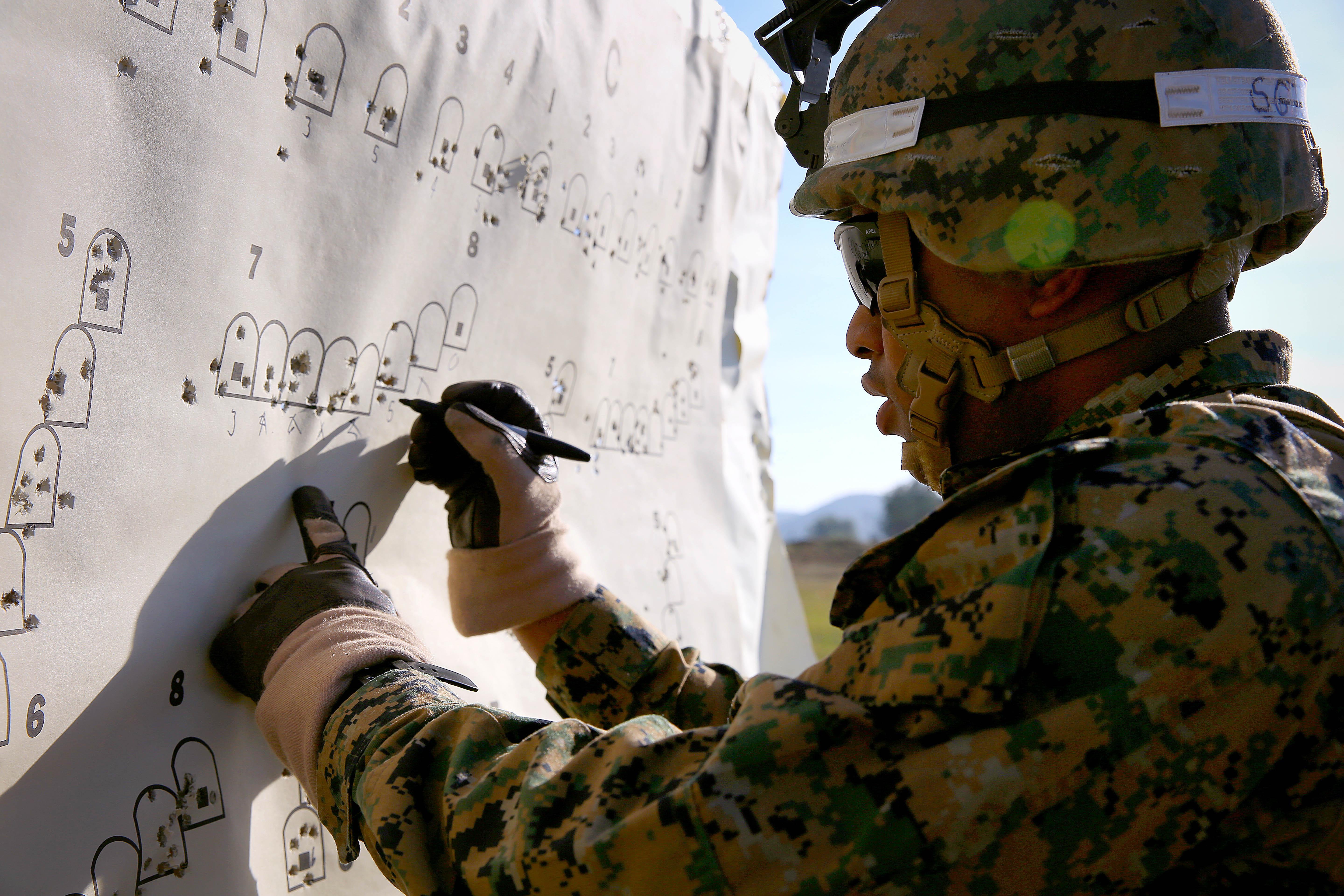 Delta Company machine gun shoot