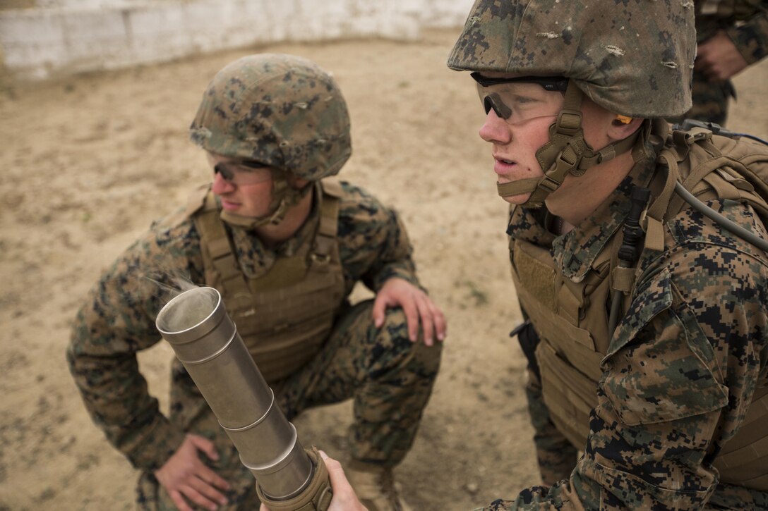 Delta Co. ITB mortar shoot