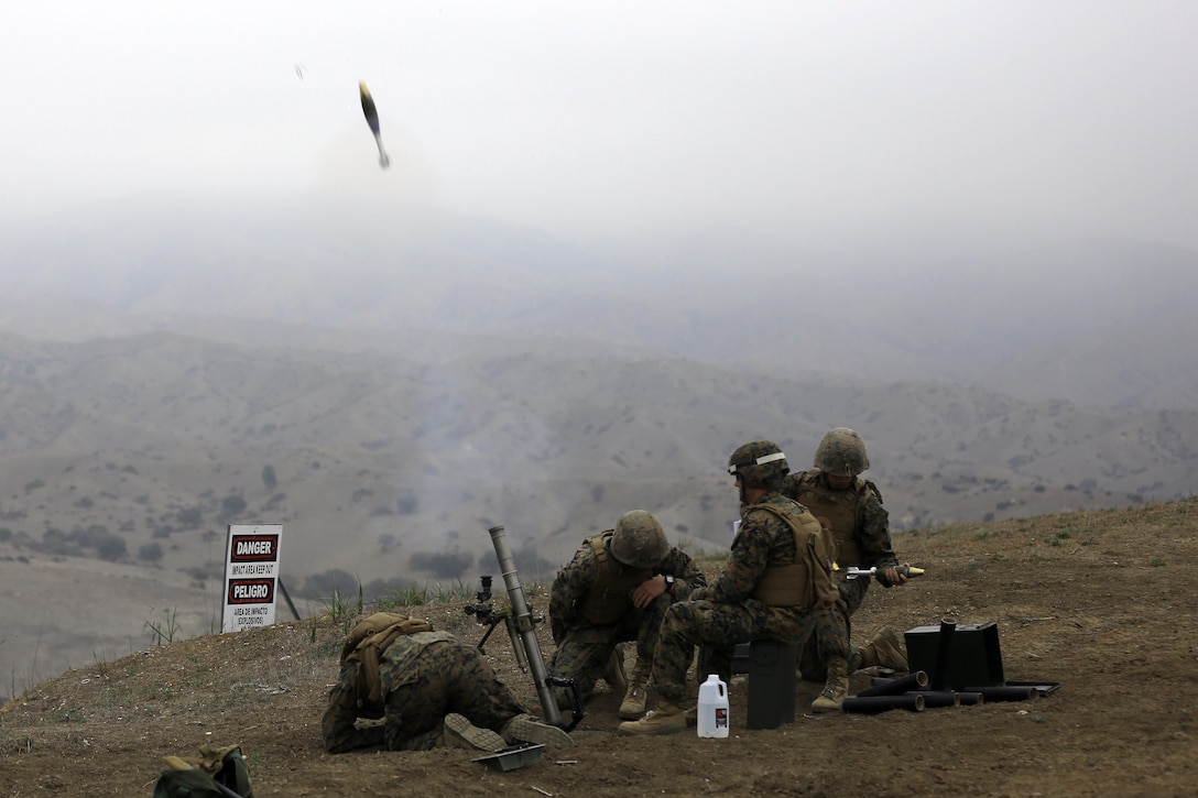 Delta Co. ITB mortar shoot