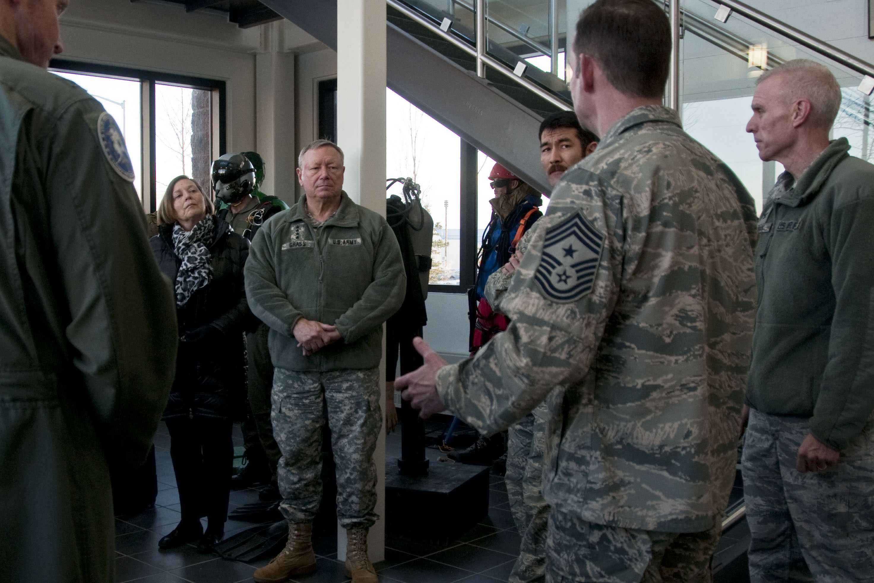 National Guard Bureau Chief visits Alaska Air National Guardsmen ...