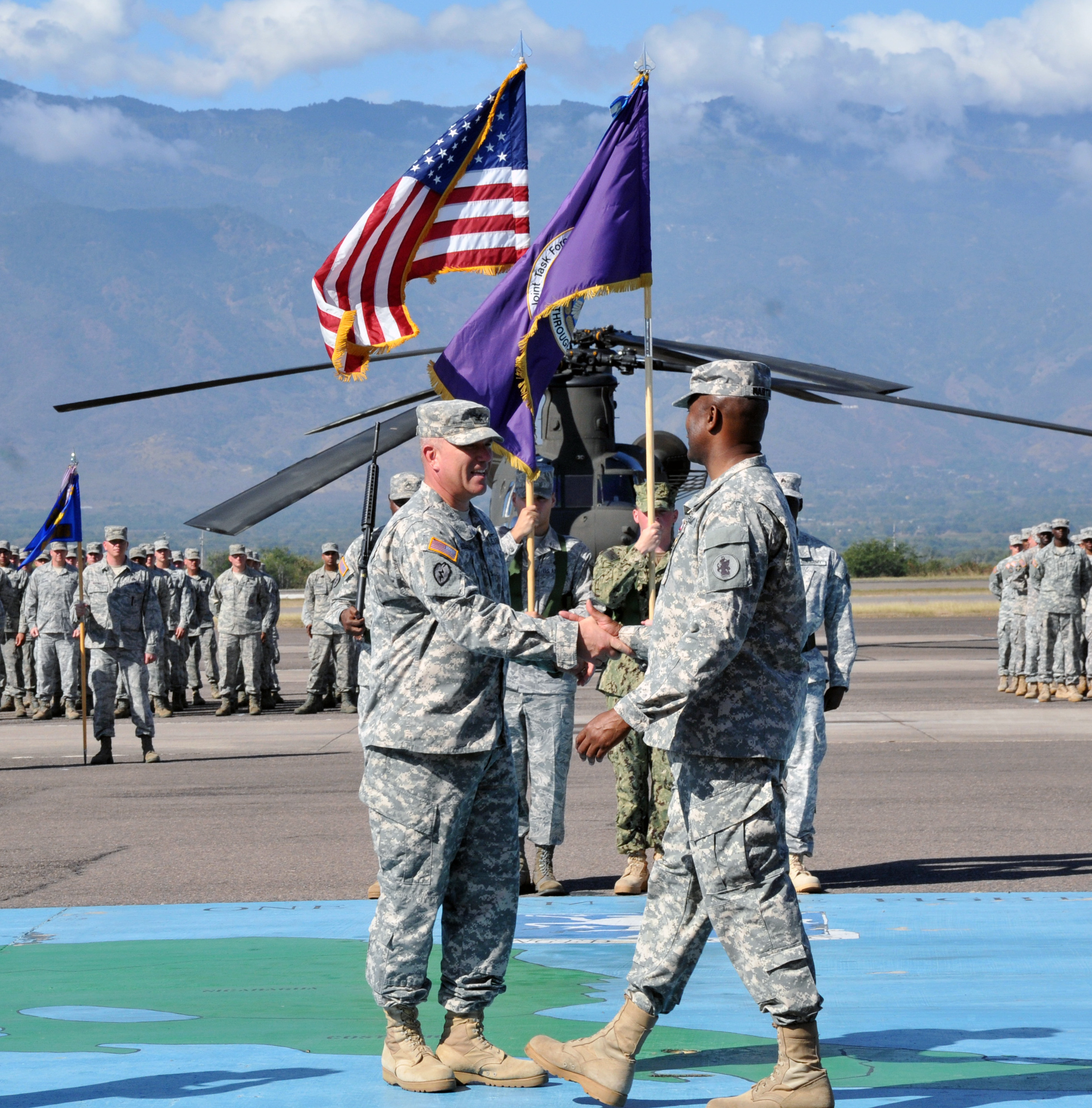 Joint Task Force-Bravo bids farewell to Command Sgt. Maj. Martin ...