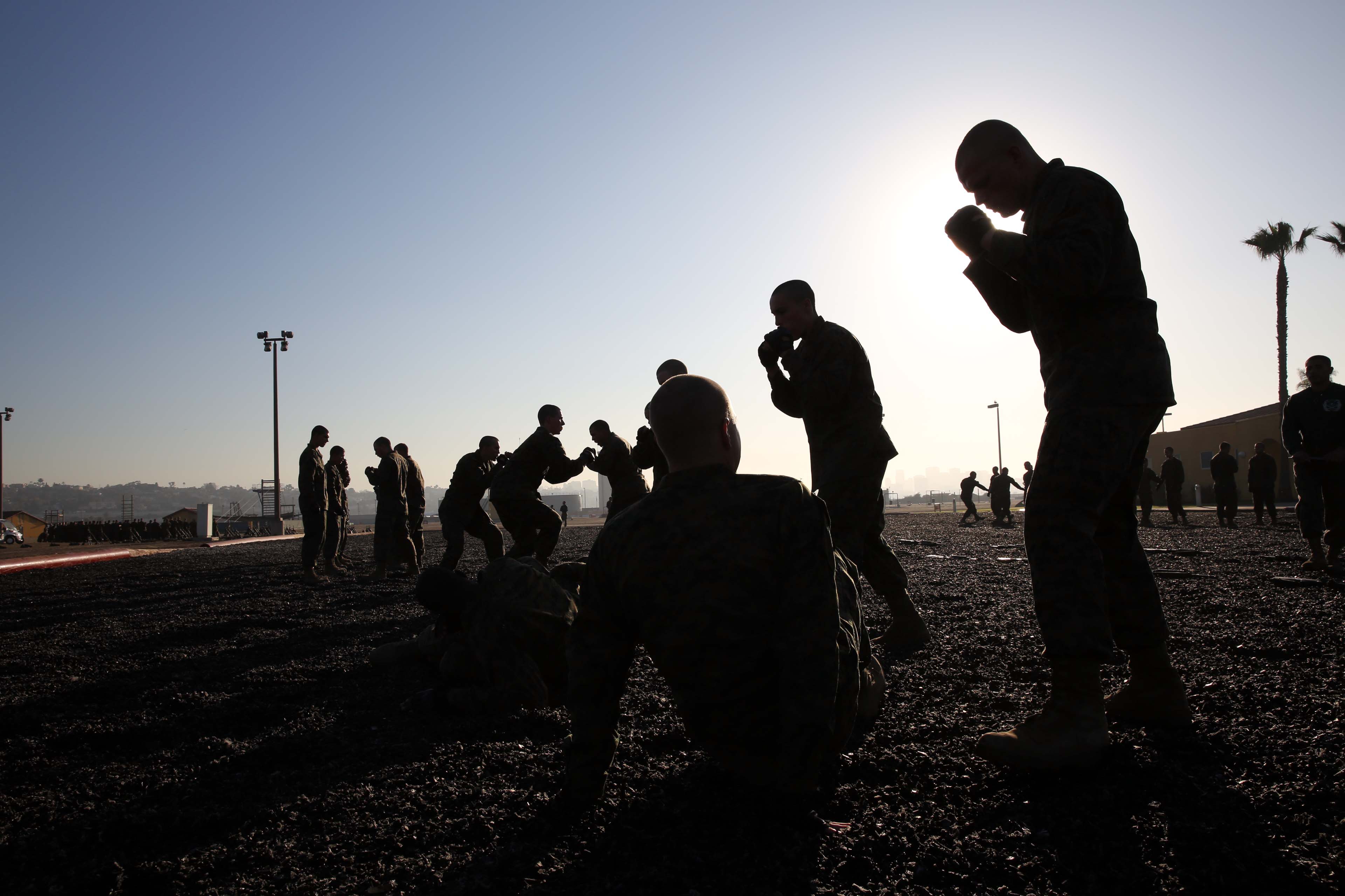 Drill instructors teach basics of hand-to-hand combat skills > United ...