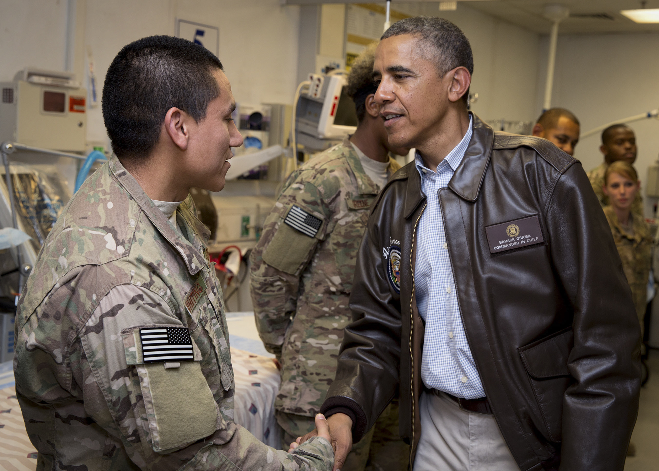 Deployed Airman meets POTUS > Eglin Air Force Base > Article Display