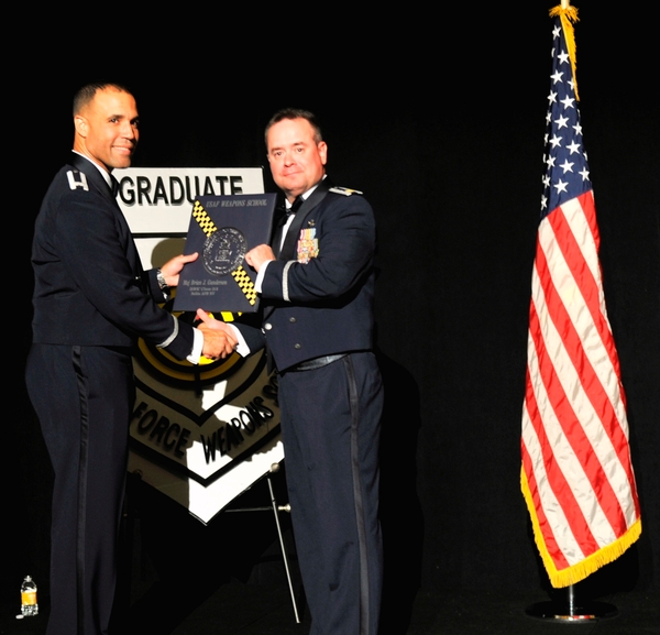 NV Air Guard's Gunderson first Intelligence Weapons School graduate
