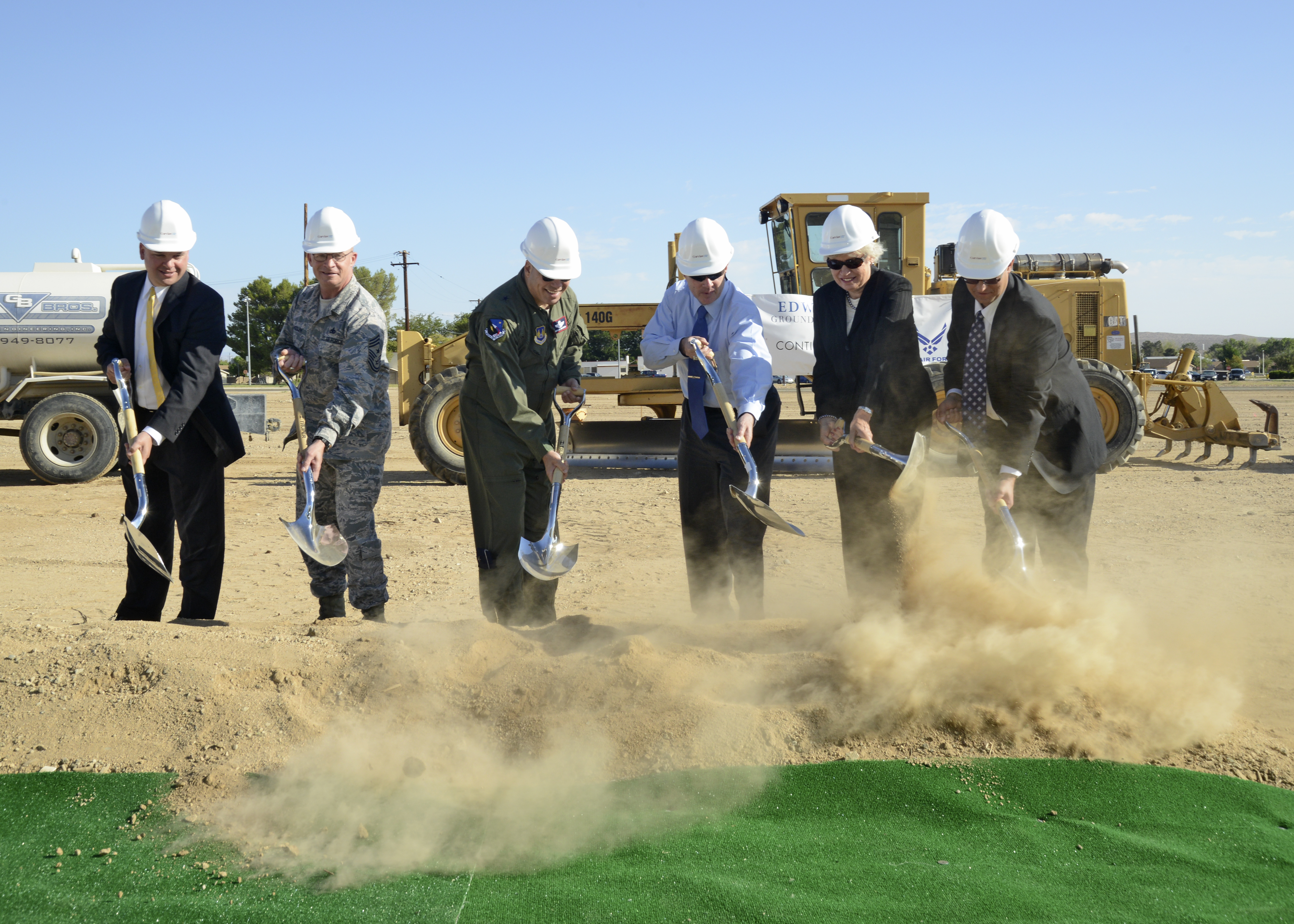 Edwards, Corvias Military Living, break ground on new community center ...