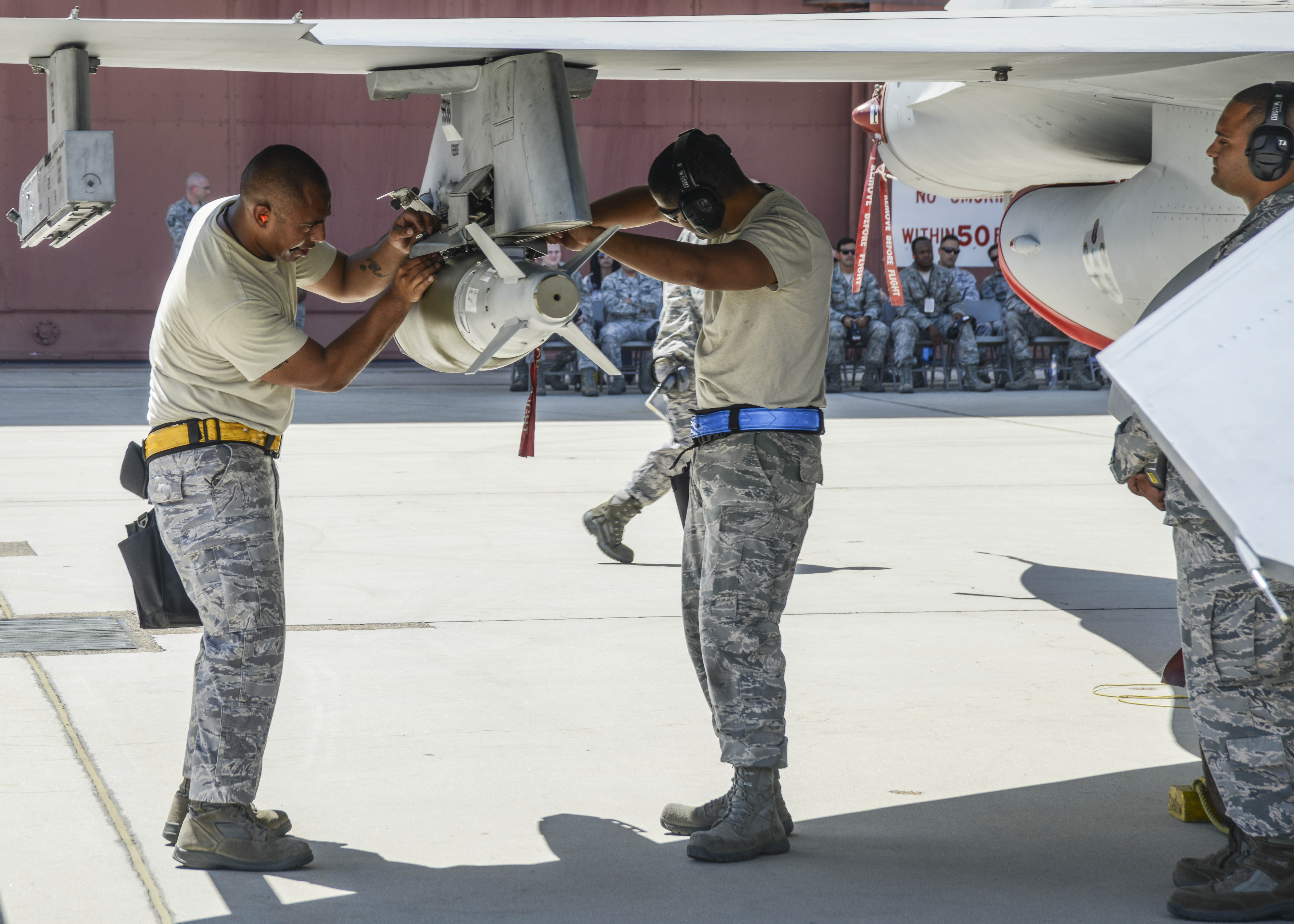 2nd Quarter Fighter Weapons Load Competition final one for 412th MXG ...