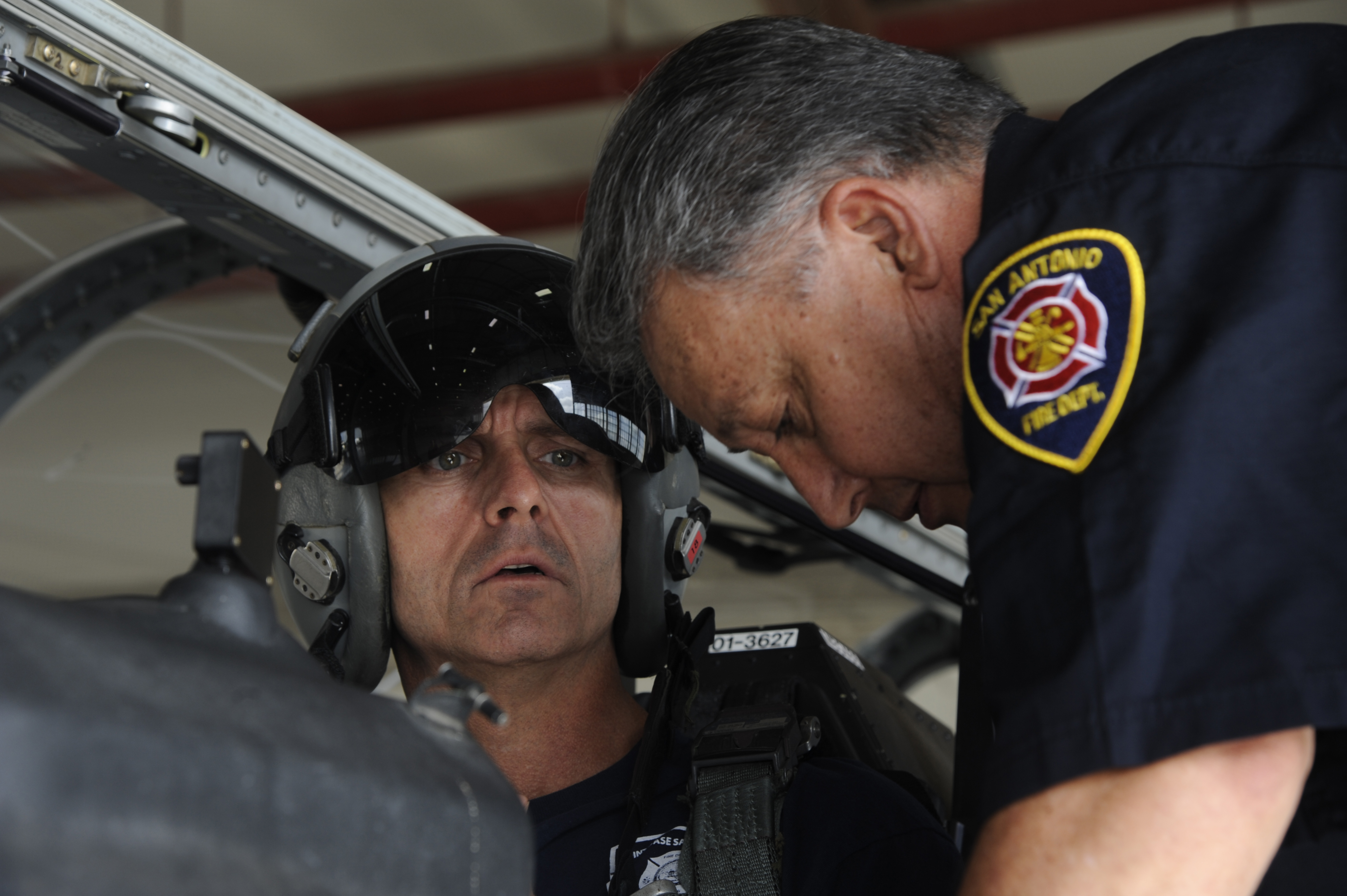 T-6 Texan II firefighter training