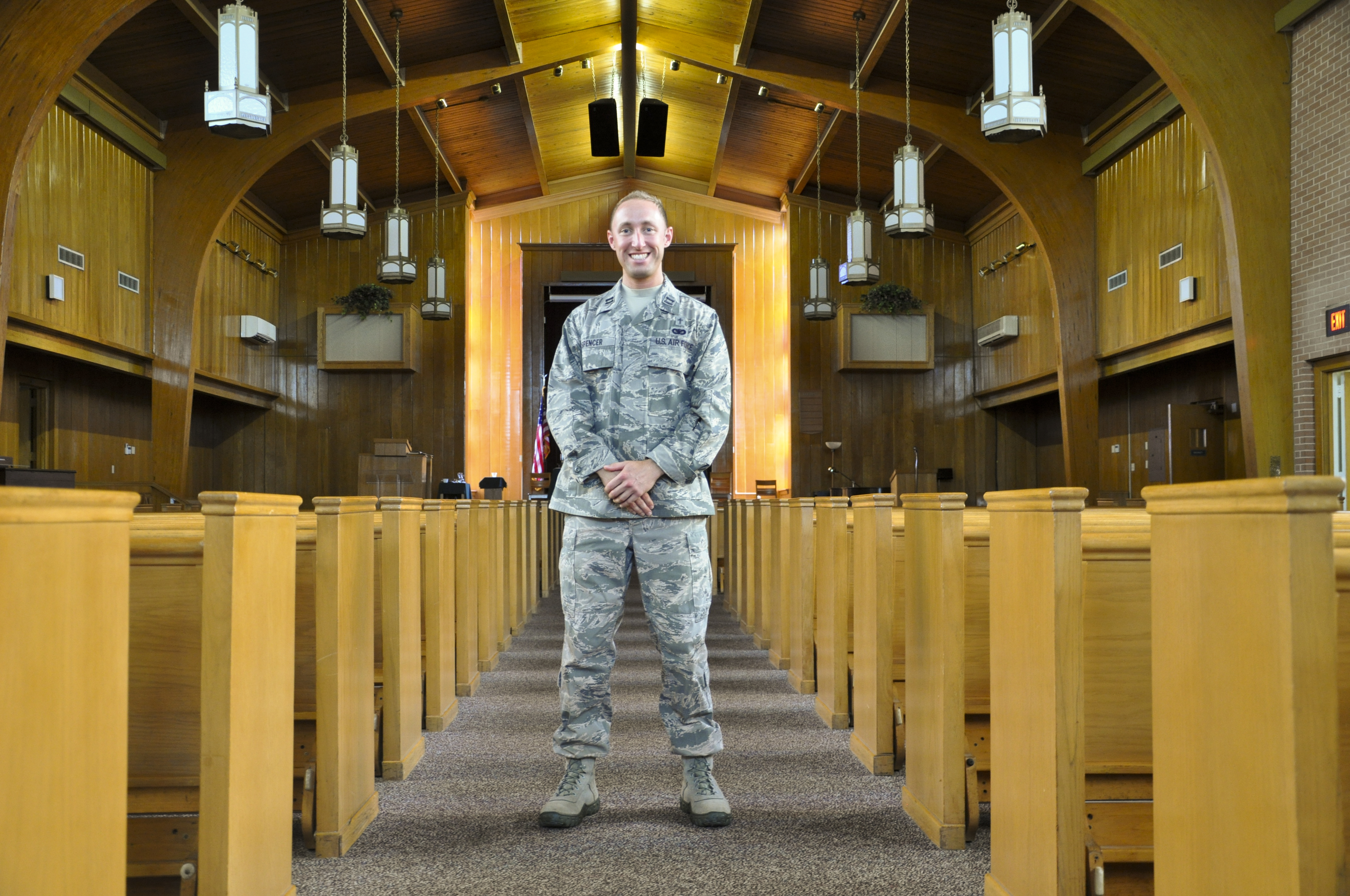 From carrying cuffs to praying in pews > Air Force Reserve Command ...
