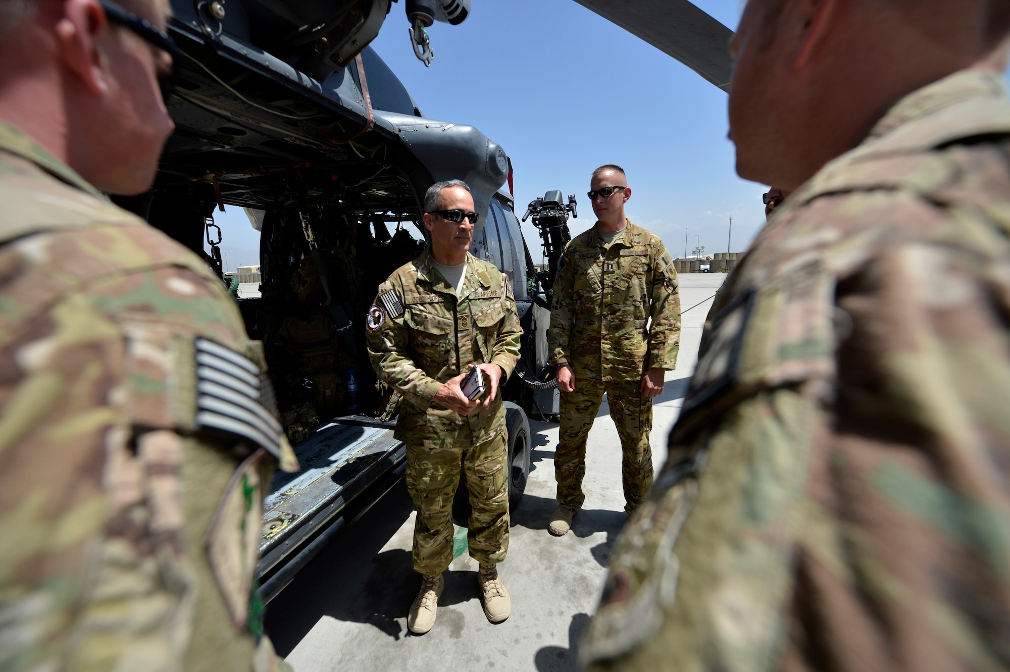 AFCENT command chief visits 455th AEW > U.S. Air Forces Central > News