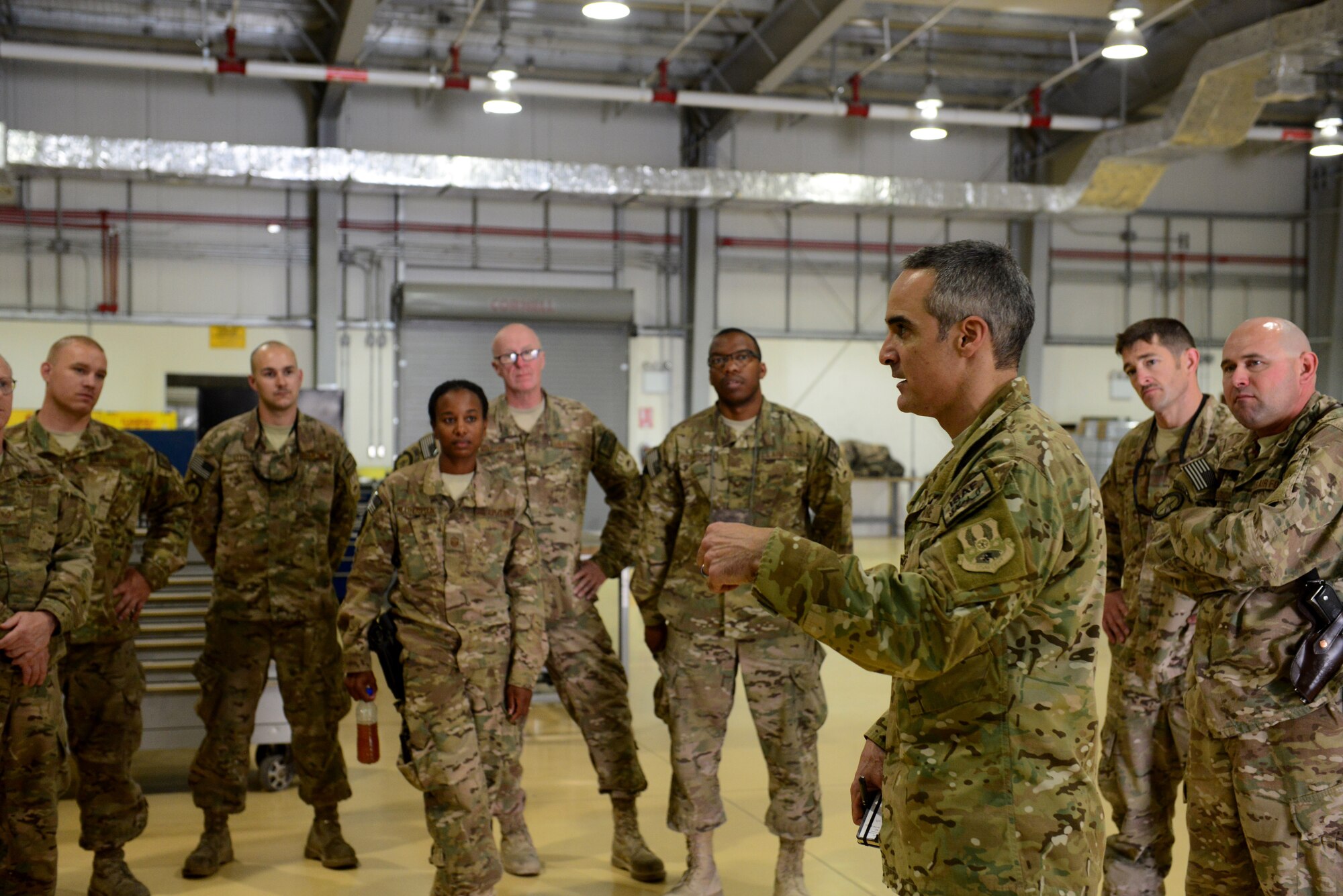 AFCENT command chief visits 455th AEW > U.S. Air Forces Central > News