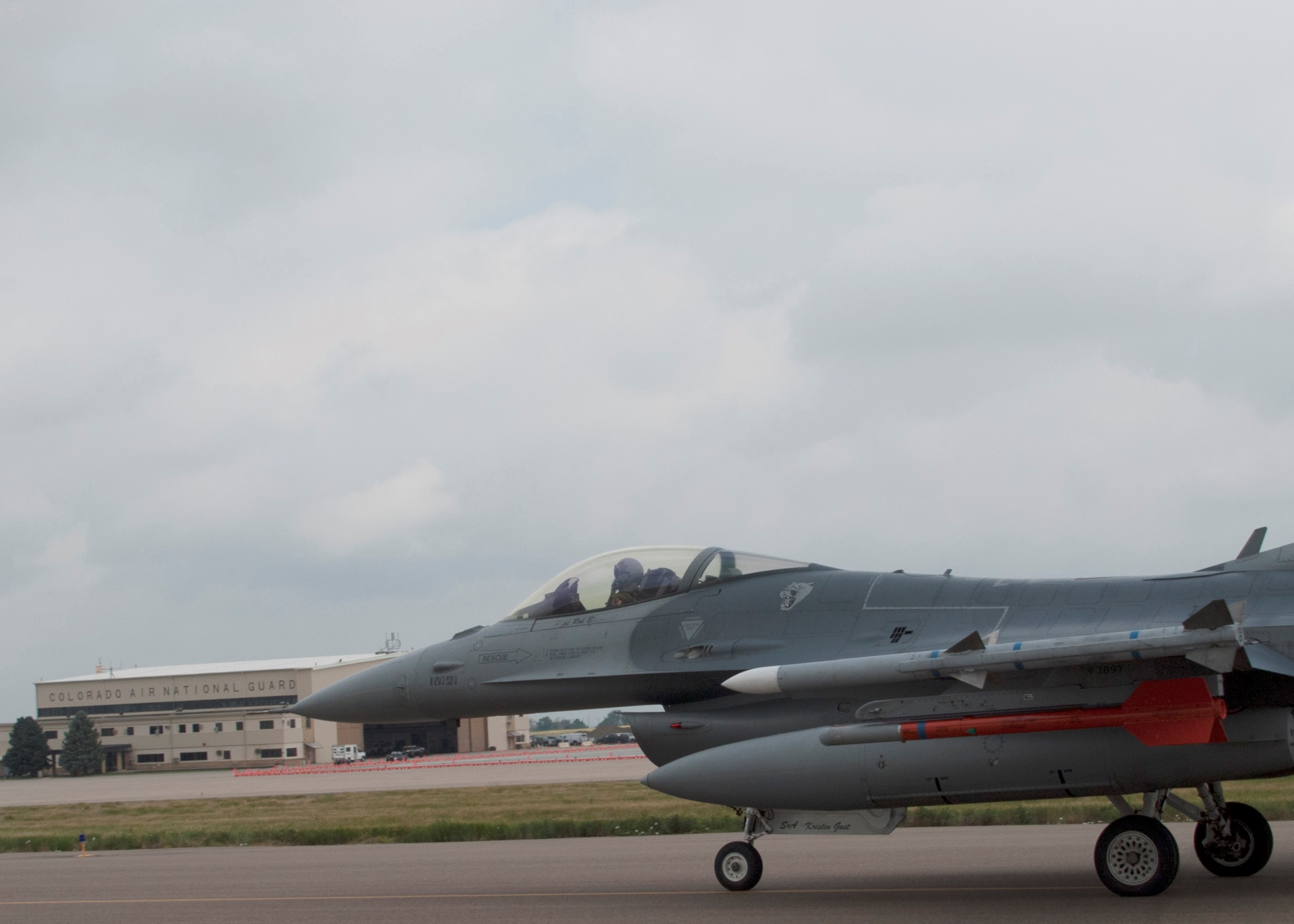 F-16s return to Buckley AFB