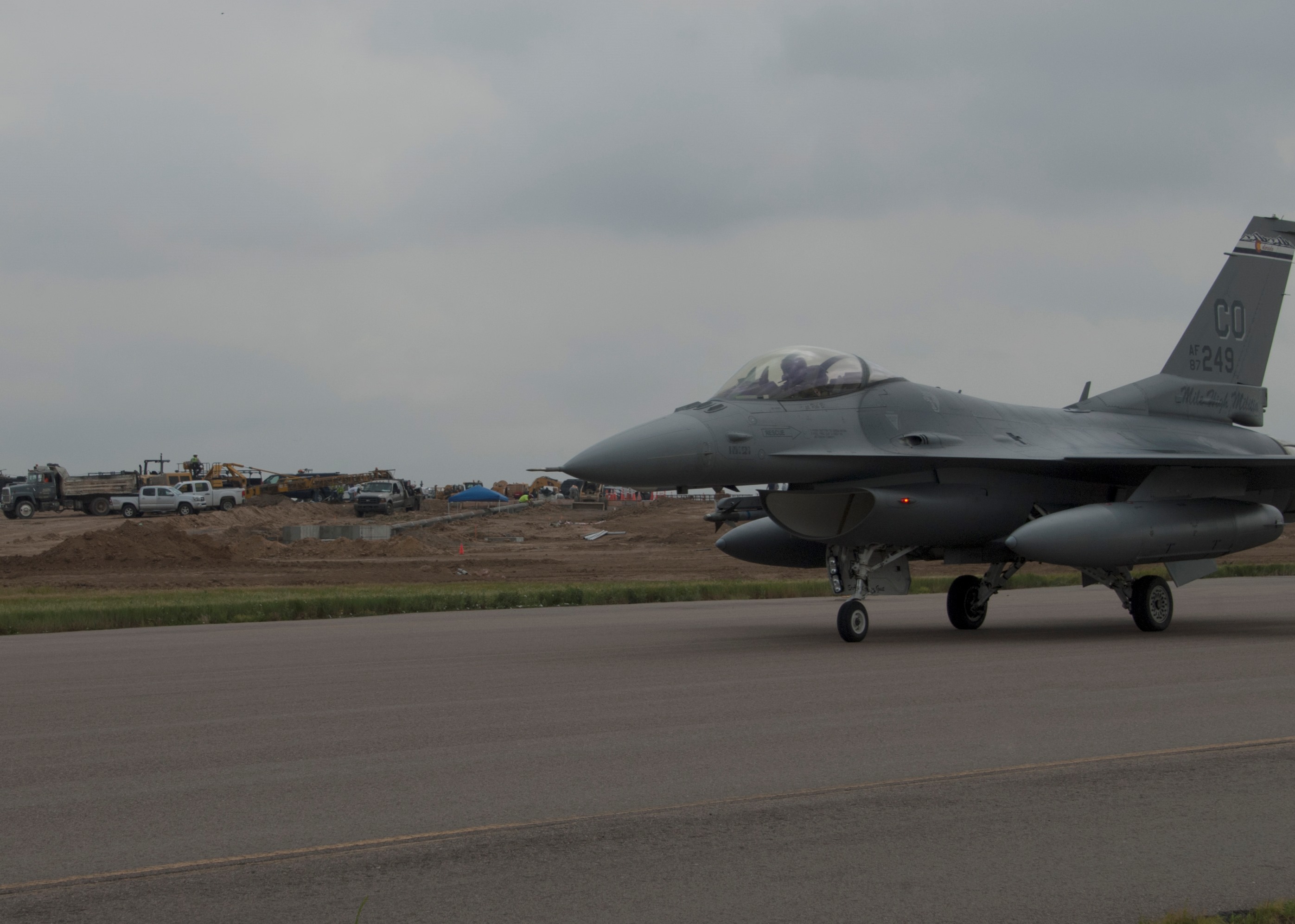 F-16s return to Buckley AFB