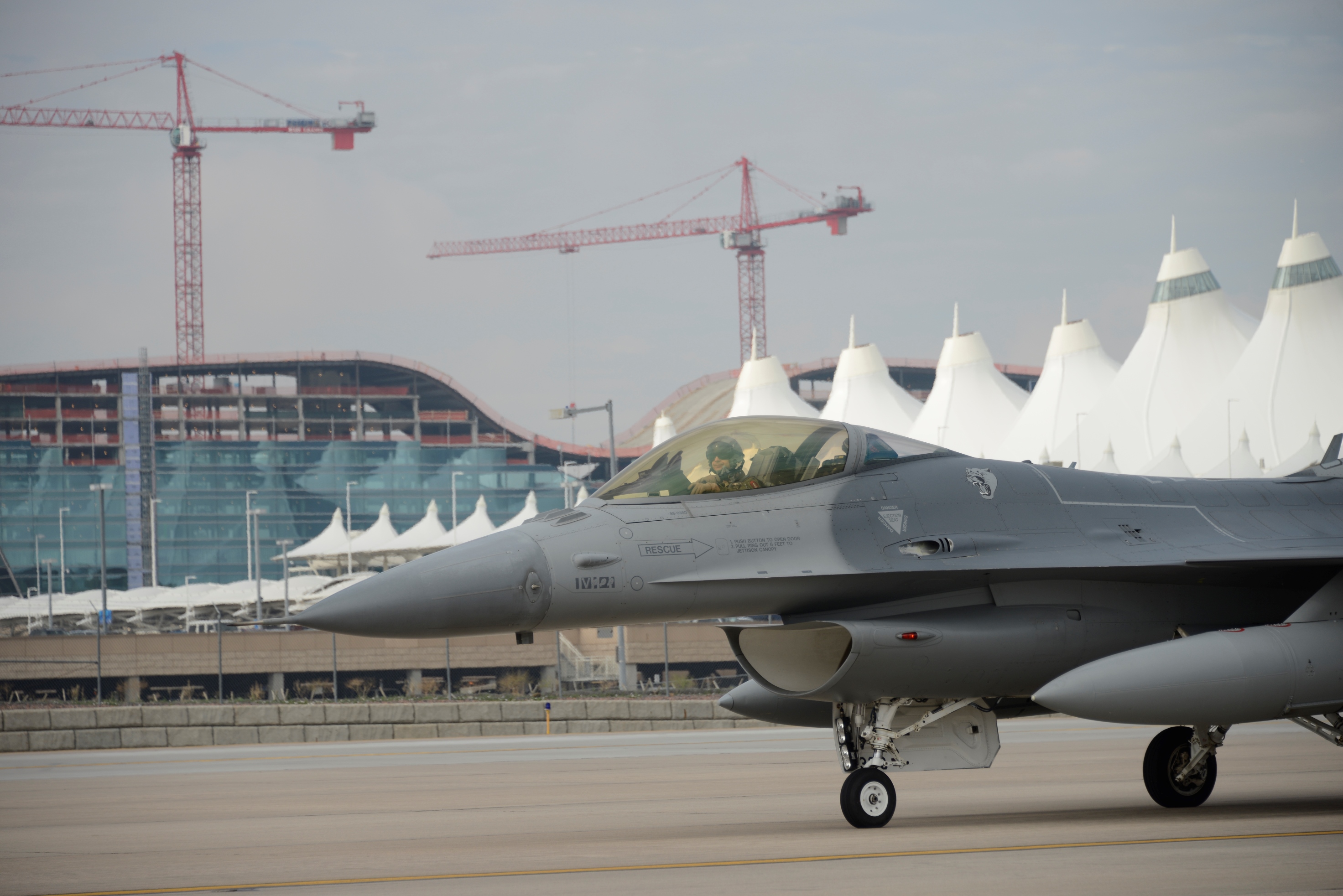 F-16s return to Buckley AFB