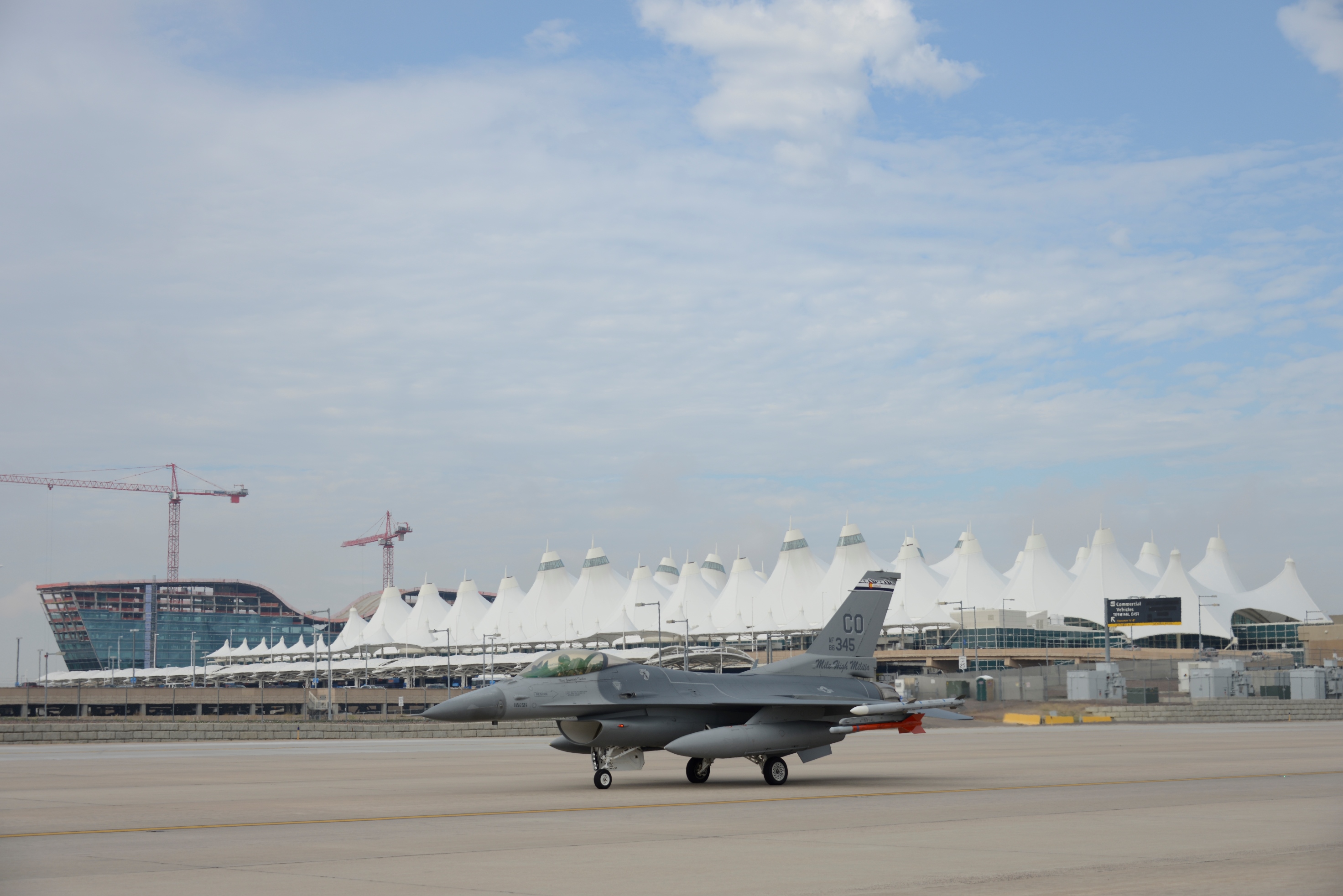 F-16s return to Buckley AFB