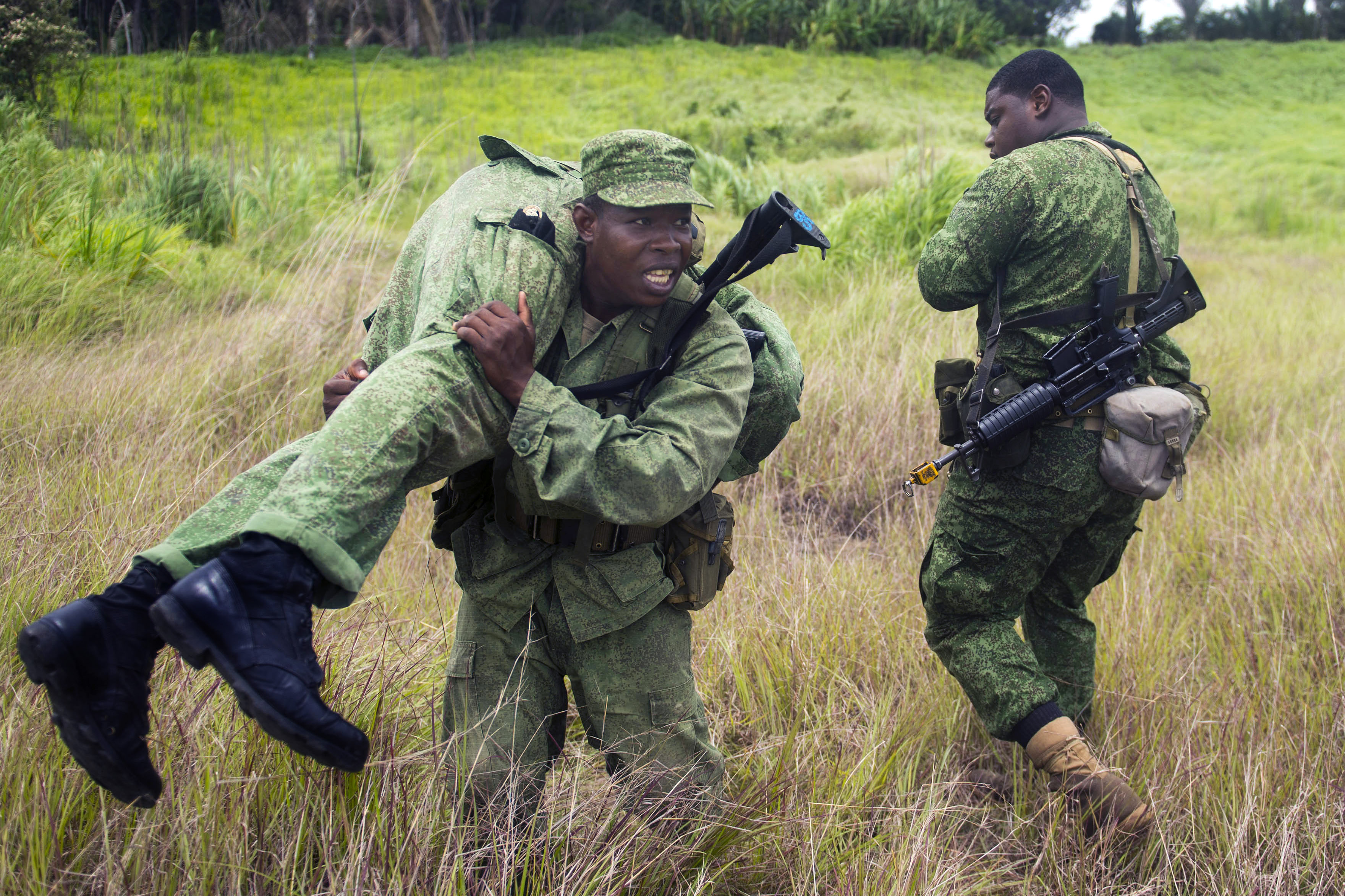 Belize defense force troops, U.S. Marine Corps Landing Attack ...