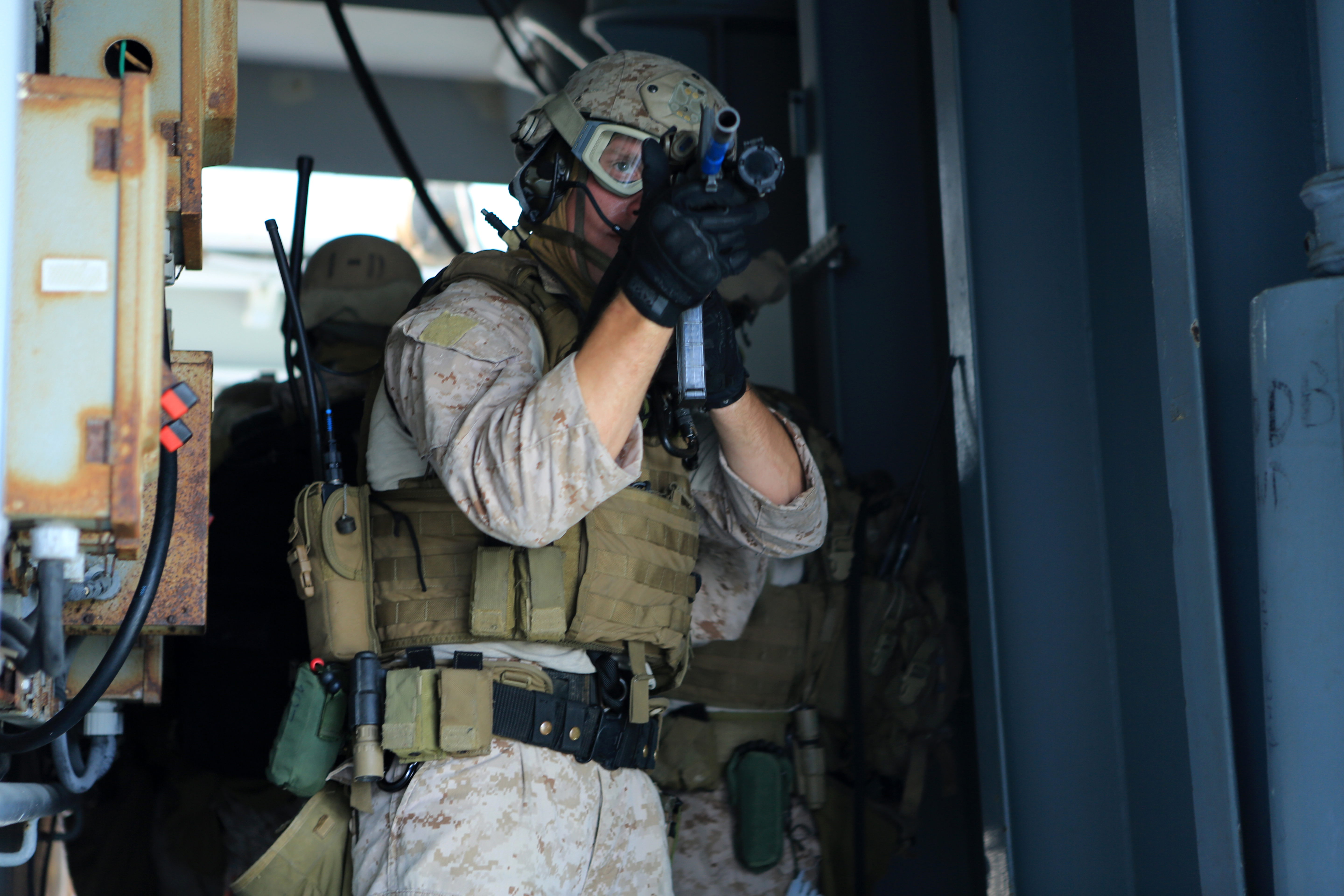 24th MEU's Maritime Raid Force Marines conduct Realistic Urban Training
