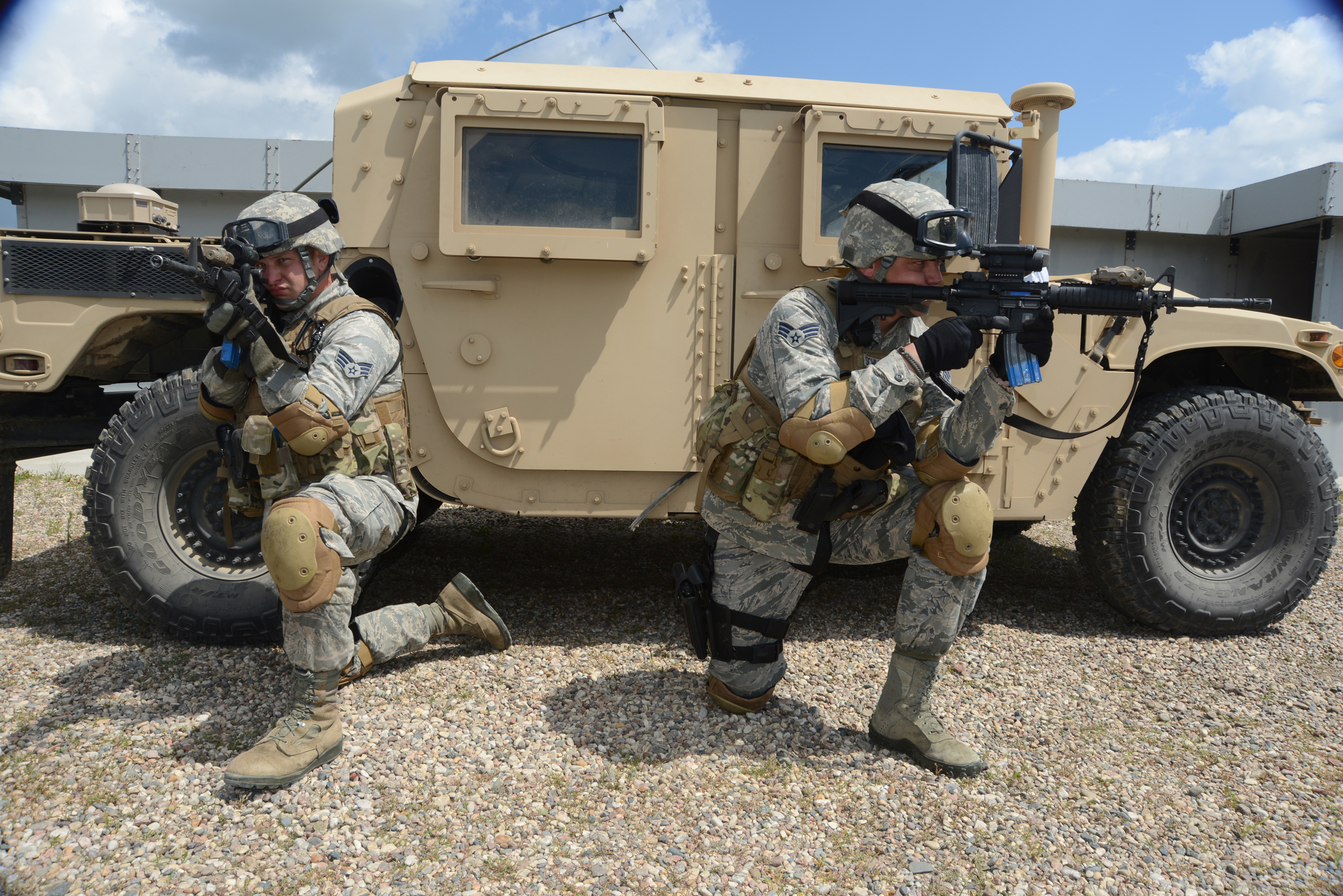 219 Security Forces Squadron trains at Camp Grafton