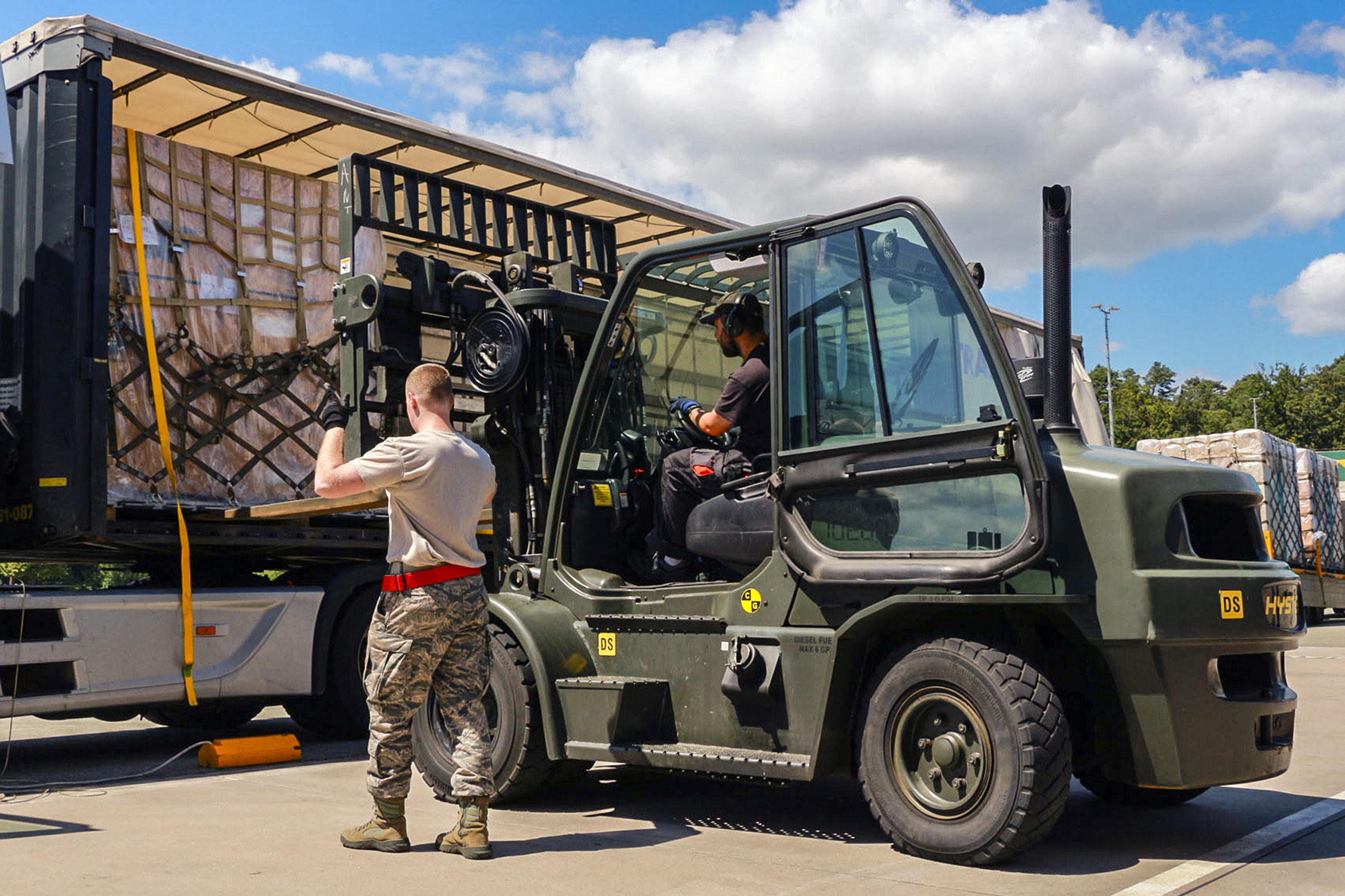 Senior Airman Bradley Sharp, 36th Aerial Port Squadron