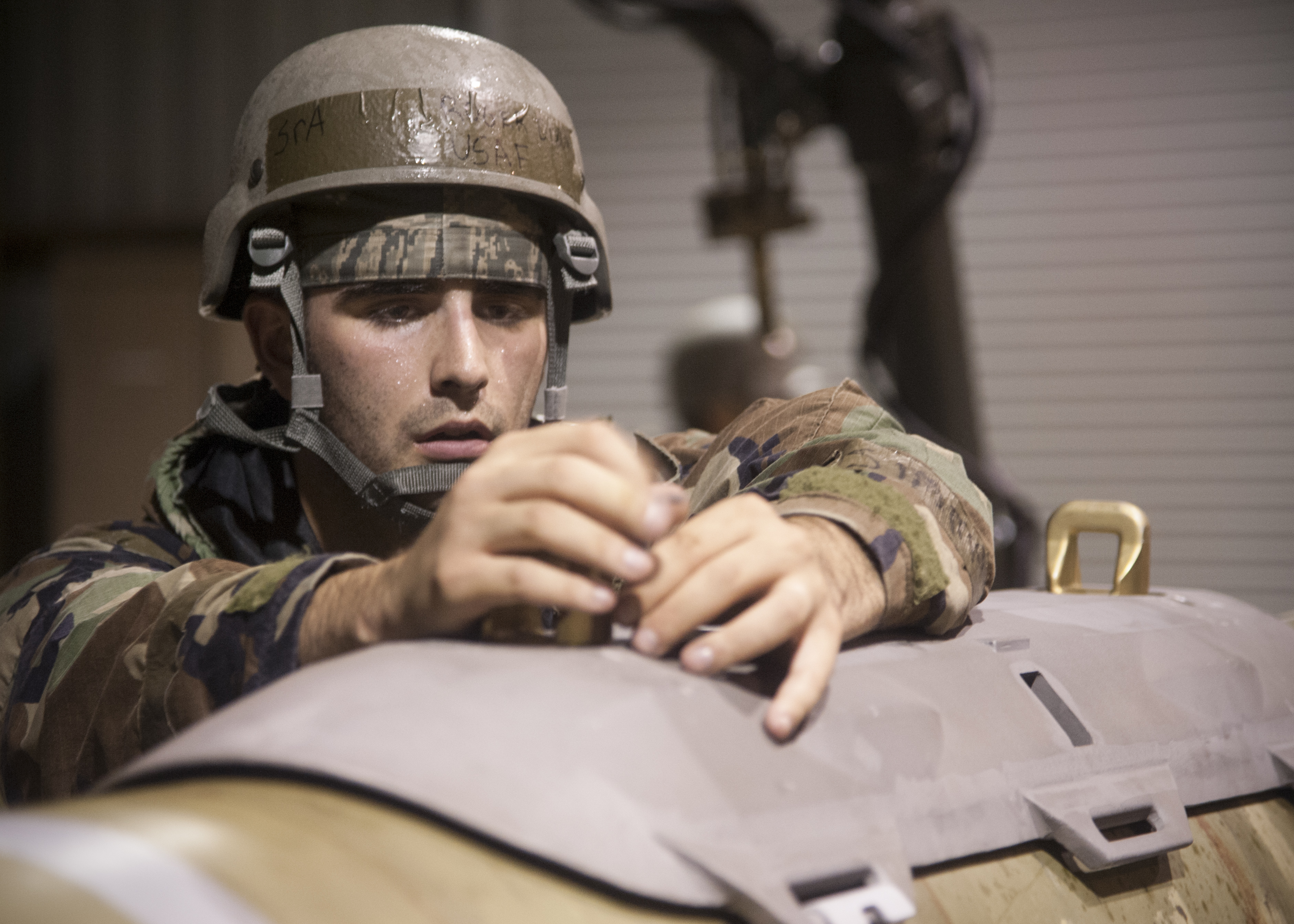 Wolf Pack Airmen endure the final stretch of exercise