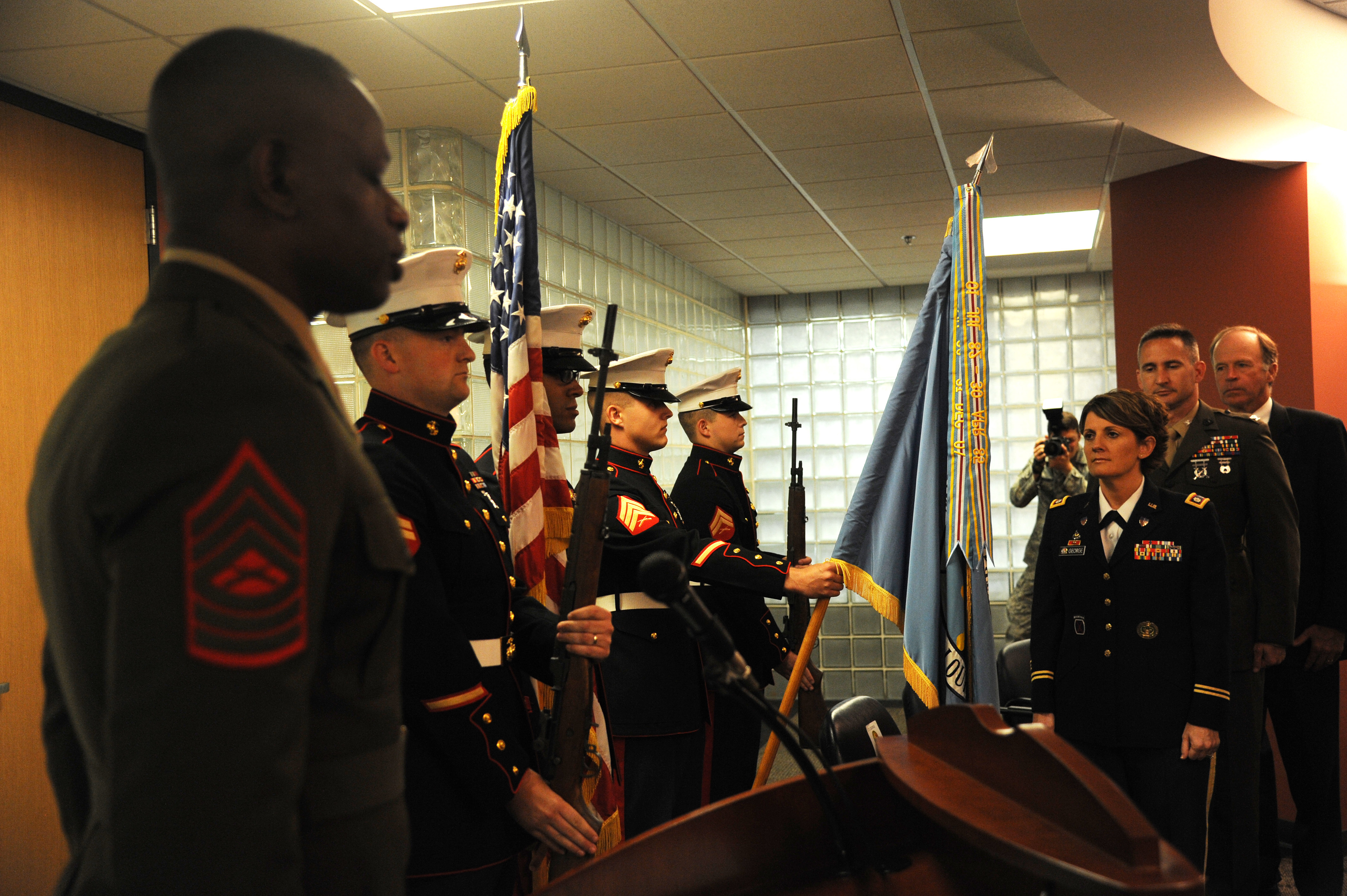 St. Louis MEPS ceremony room dedicated to fallen soldier > Scott Air ...