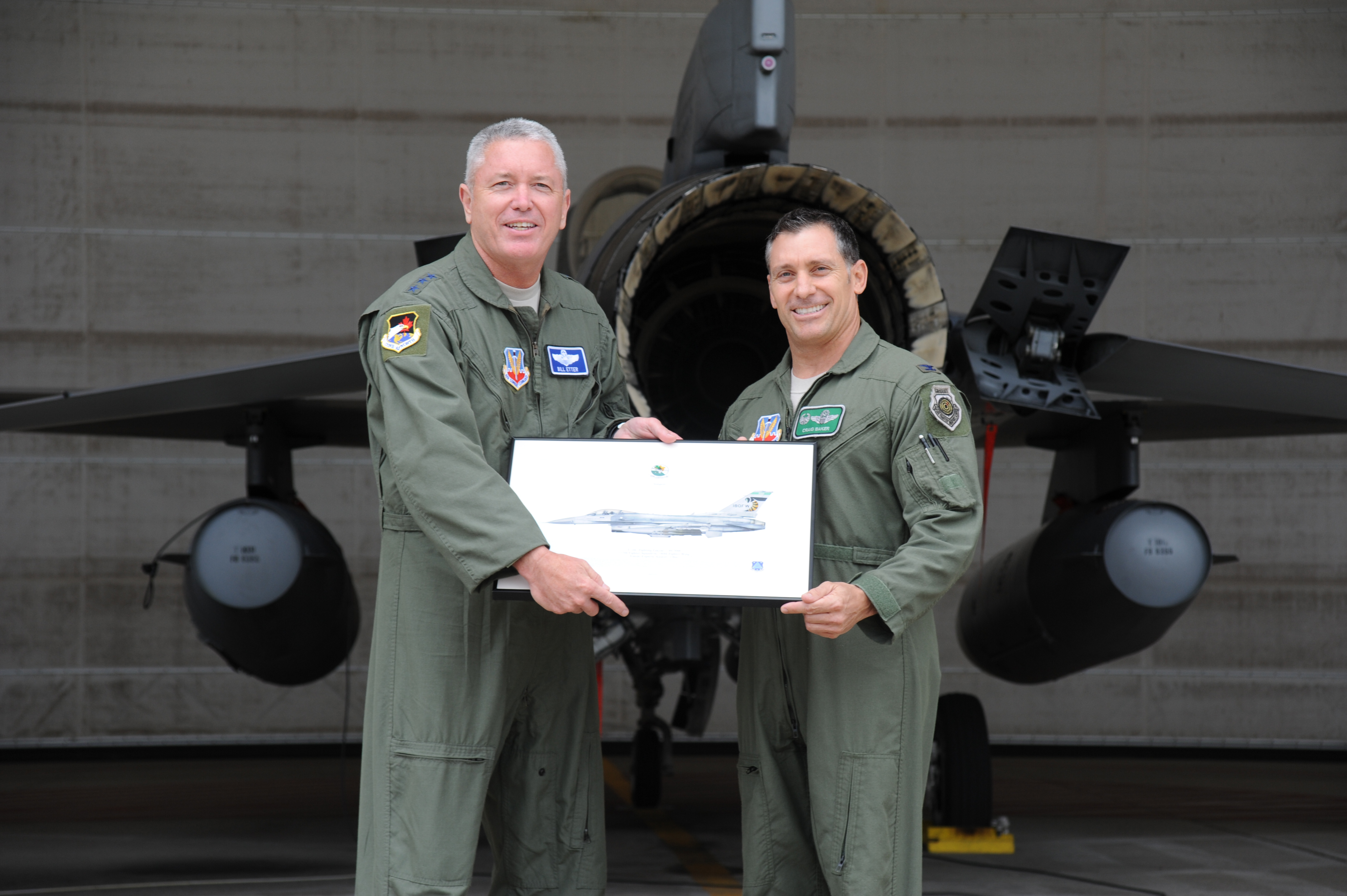 1st Air Force Commander Visits 180th Fighter Wing