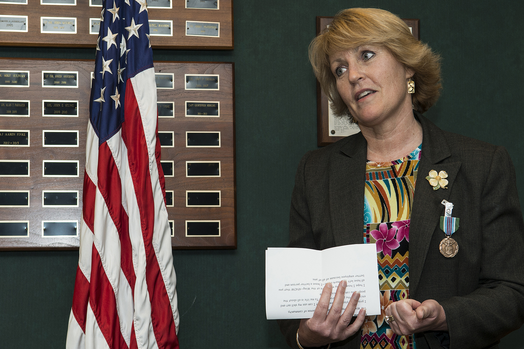 Goodbye Mrs. Julie Denmark > 307th Bomb Wing > Article Display