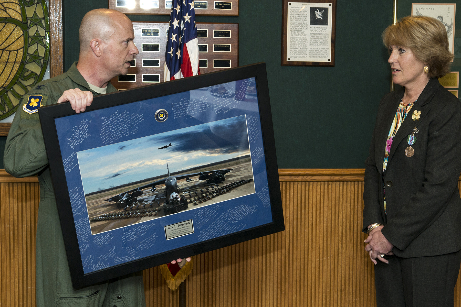 Goodbye Mrs. Julie Denmark > 307th Bomb Wing > Article Display