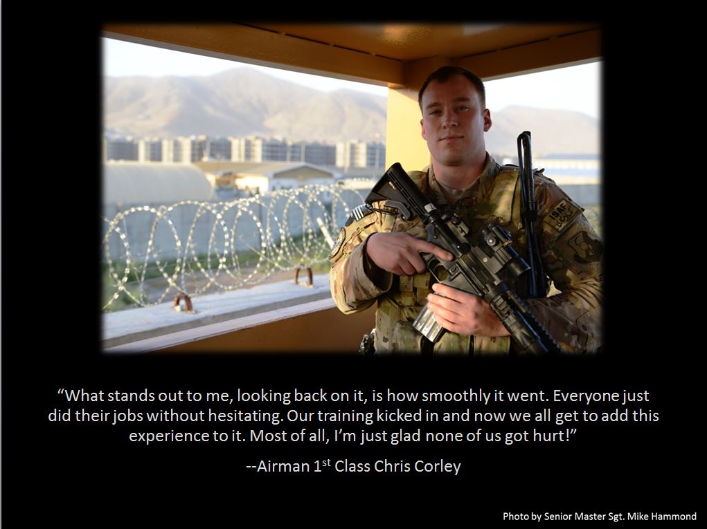 On July 17, 2014, 44 security forces Airmen from the 439th Air ...