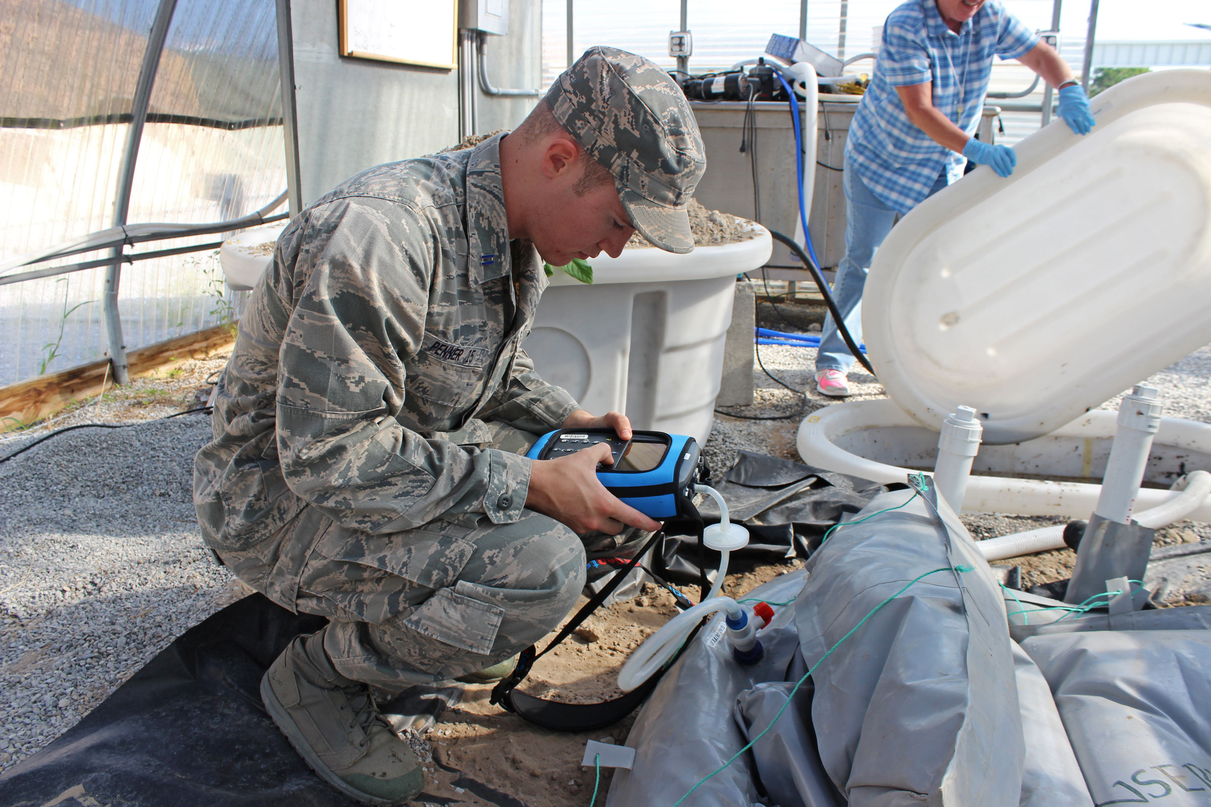 Air Force cadet learns messy side of waste-to-energy research > Air ...