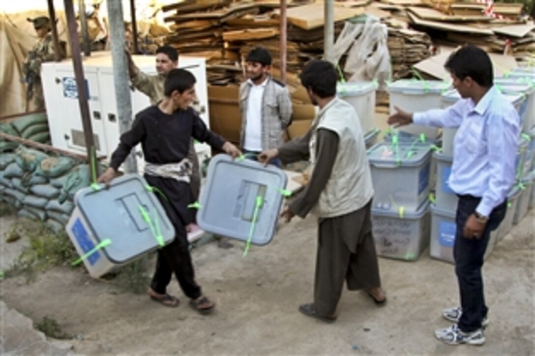 BALLOT BOXES | U.S. Department of War