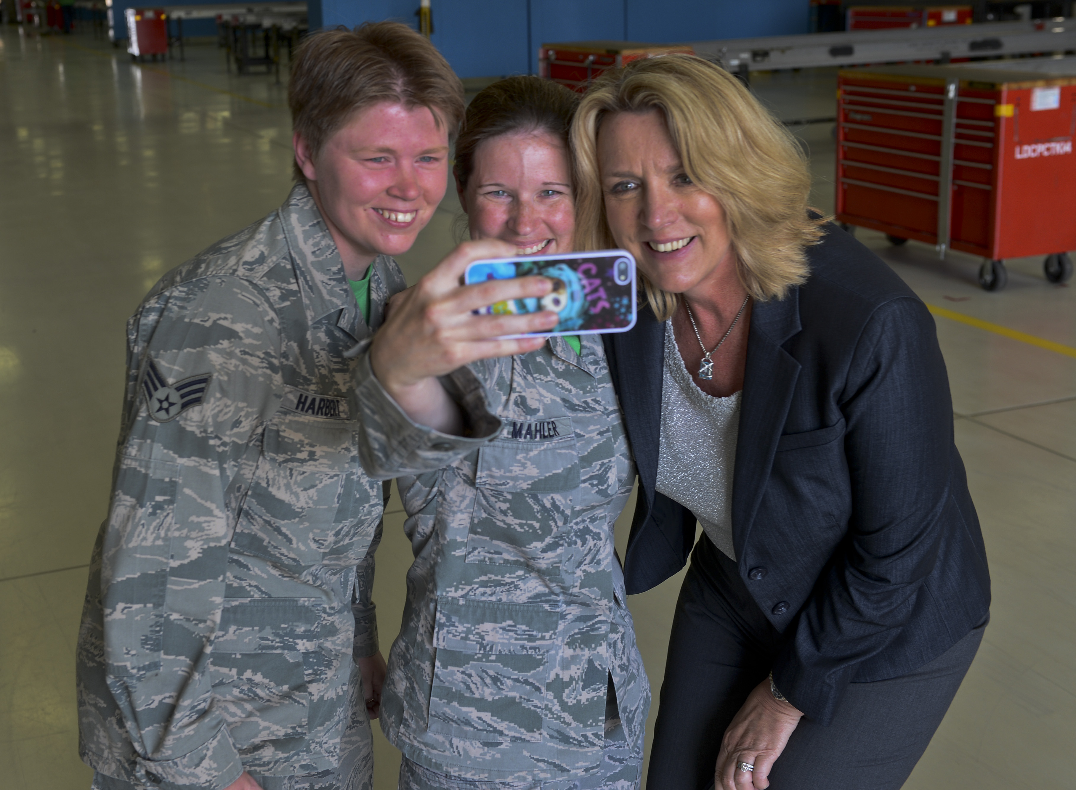 SECAF tours Liberty Wing