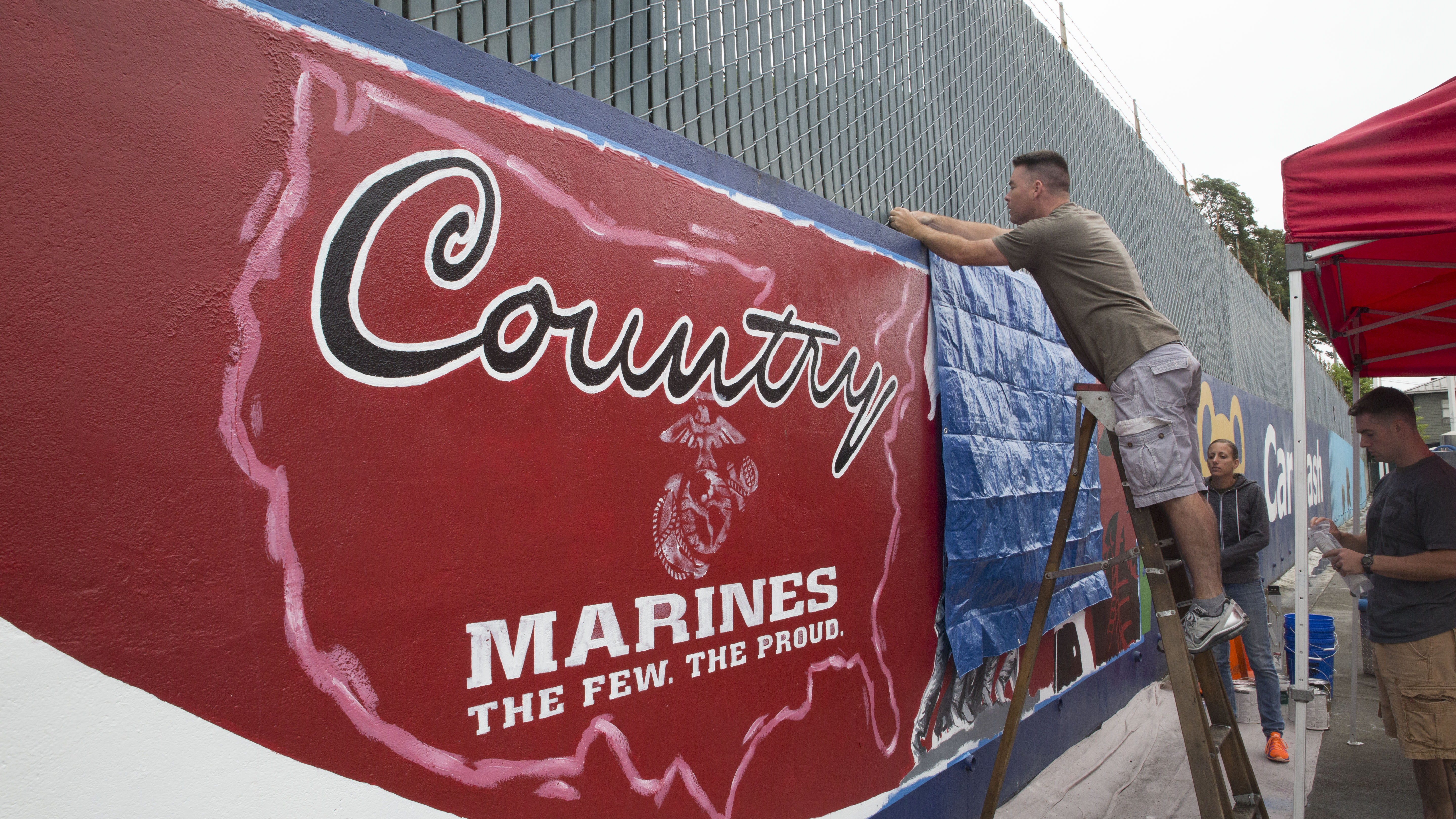 Marine Week Seattle Mural Painting
