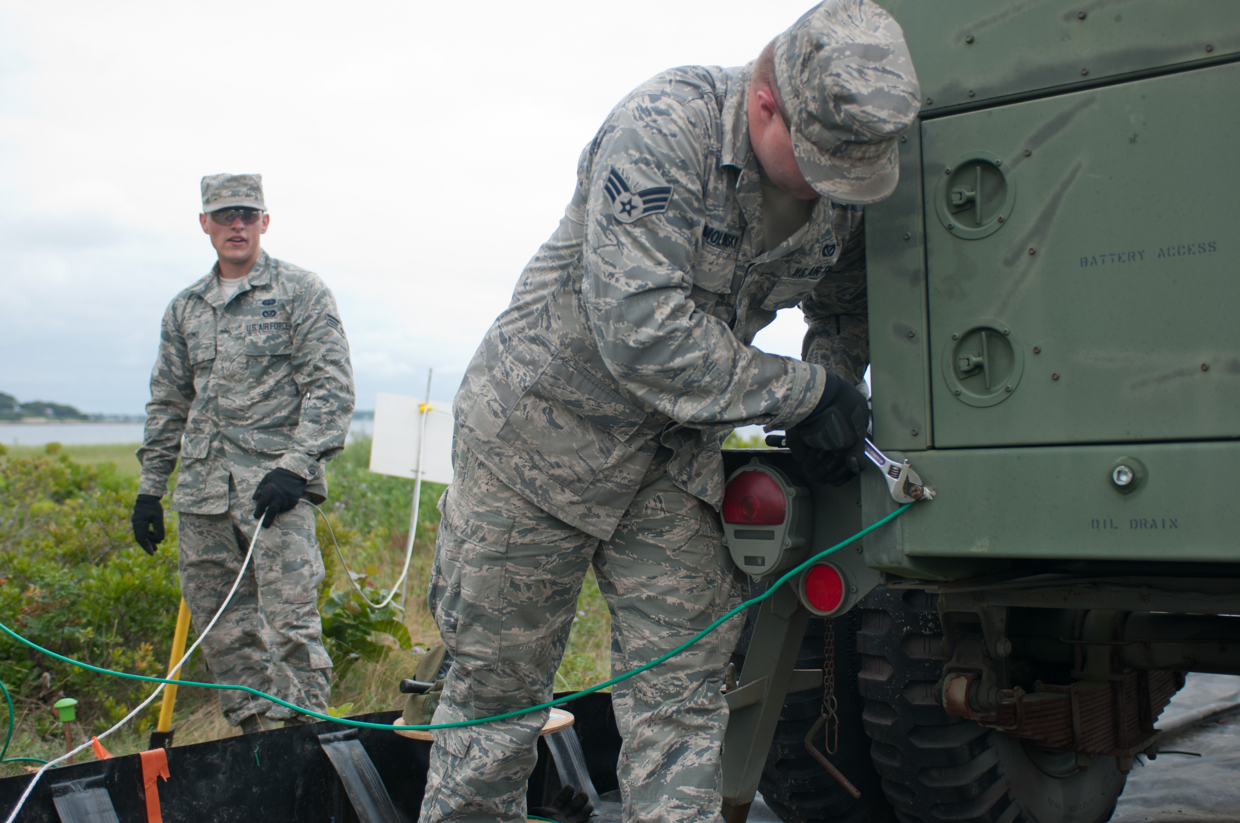The 102nd Intelligence Wing Supports the Local Community