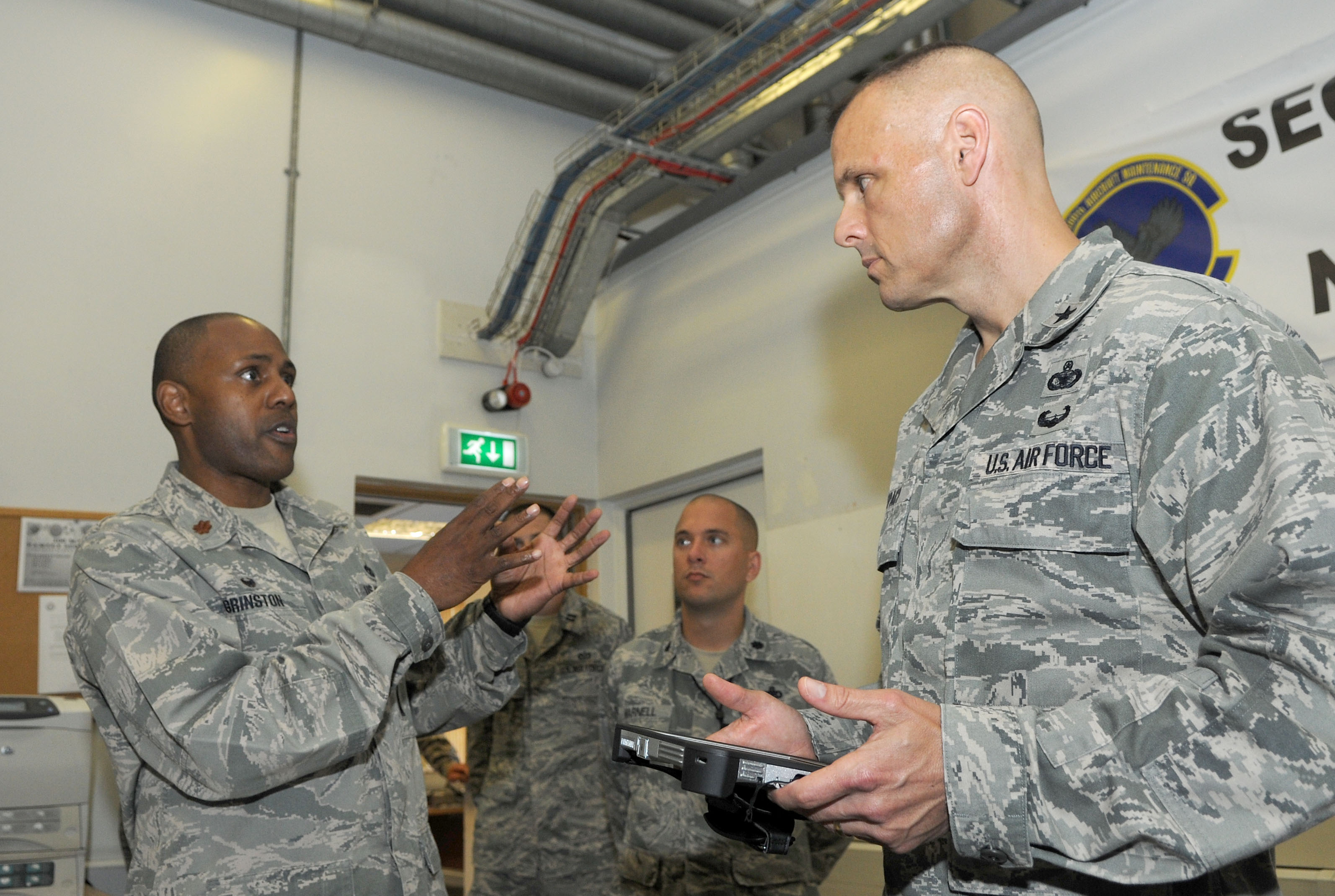 USAFE-AFAFRICA Brig. Gen. Spacy visits RAF Mildenhall > Royal Air Force ...