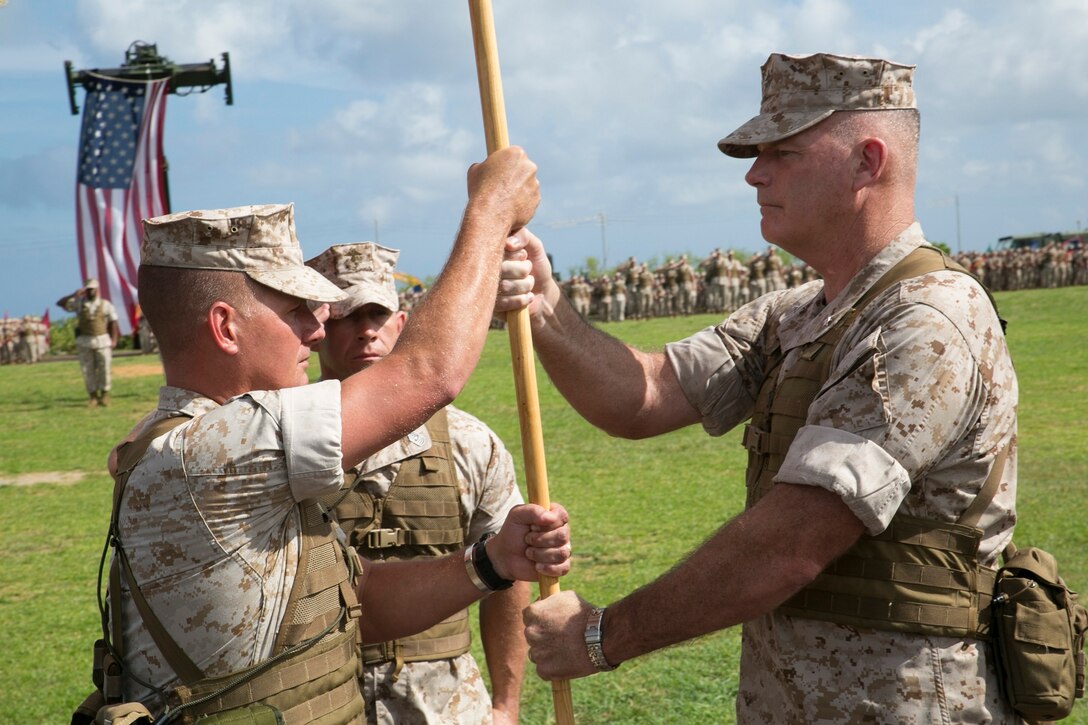 MLG CG passes unit colors, bids farewell