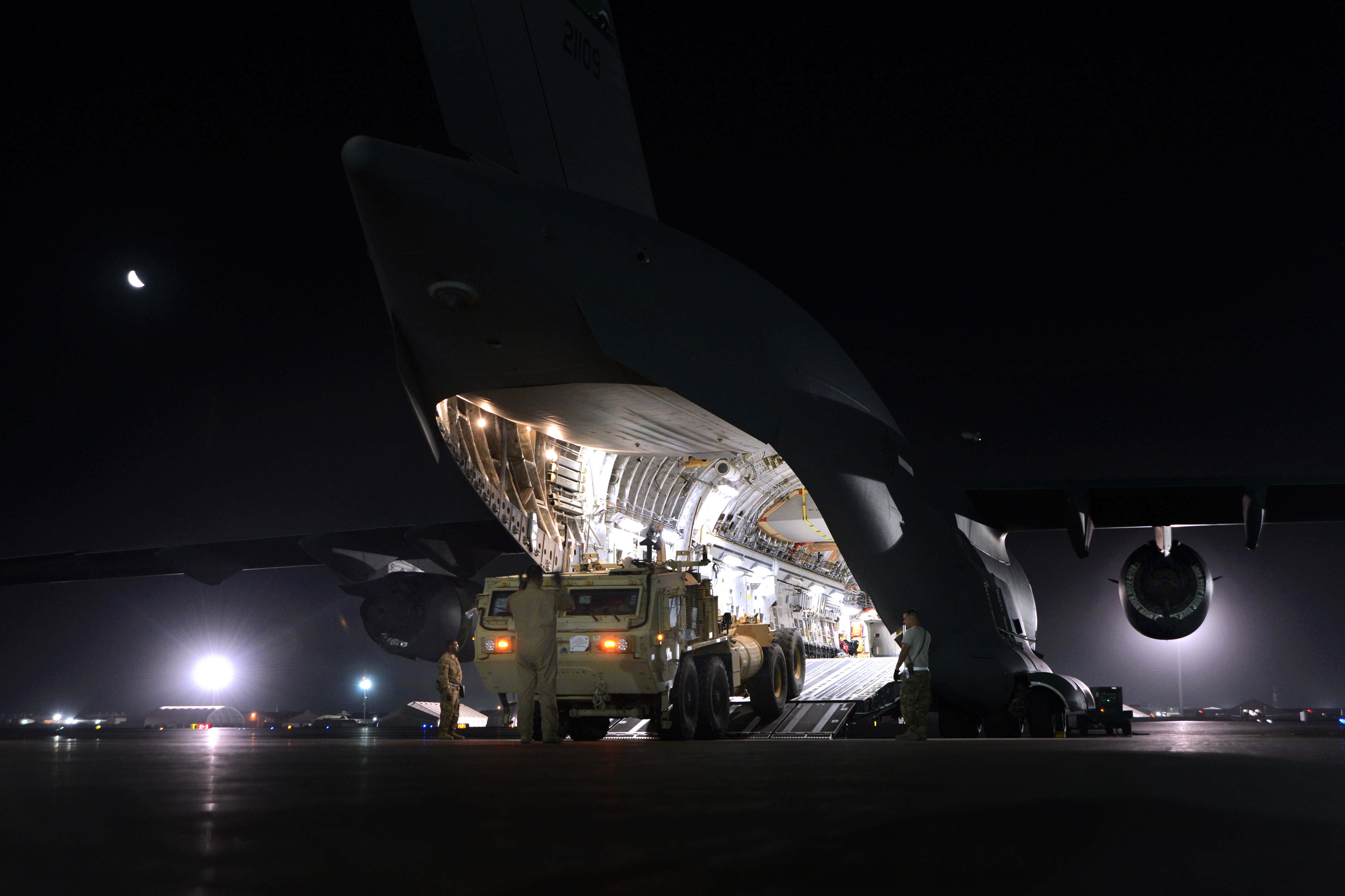 C-17 Loading at Bagram