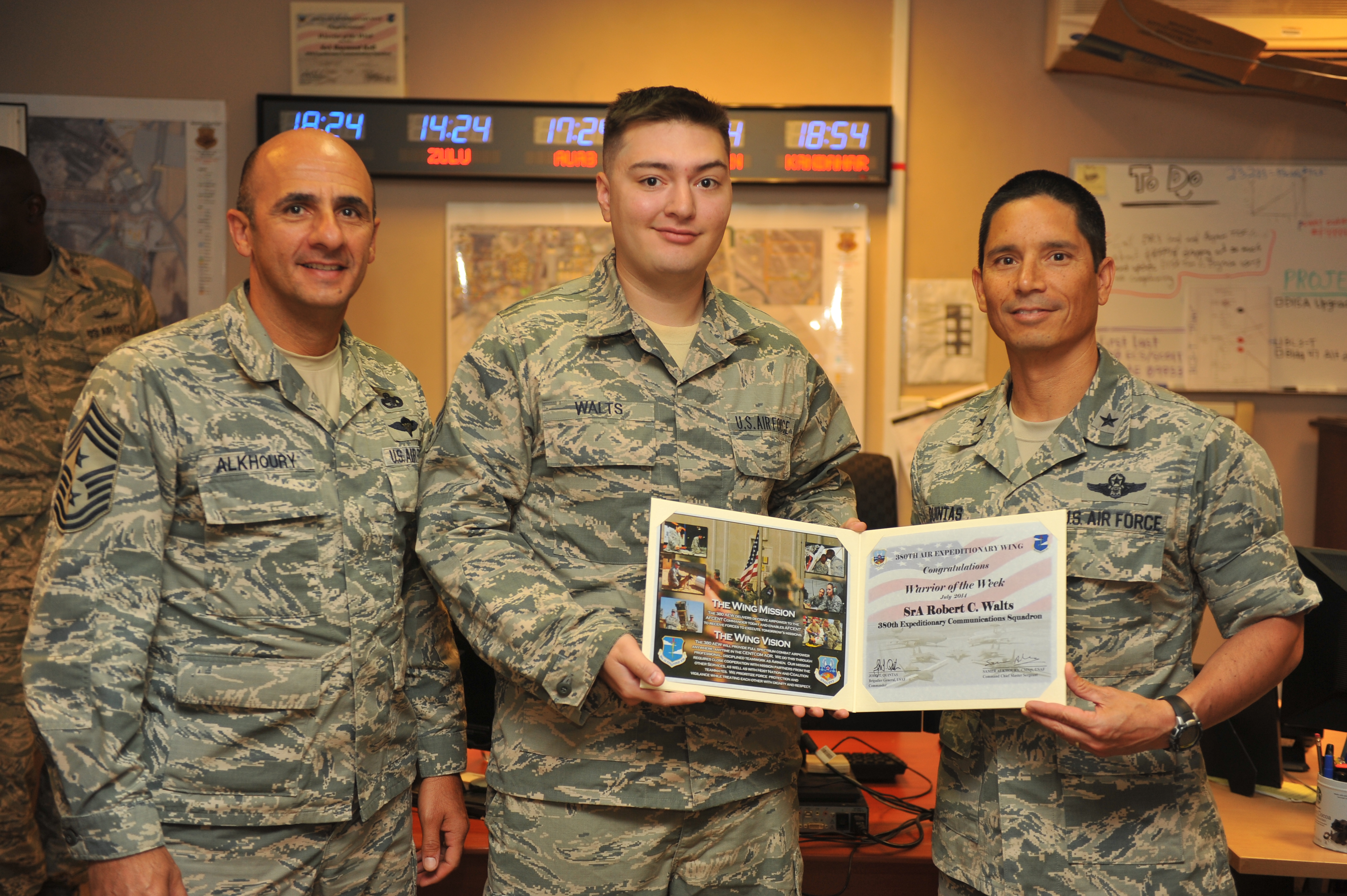 Warrior of the Week > U.S. Air Forces Central > 380AEW Article Display