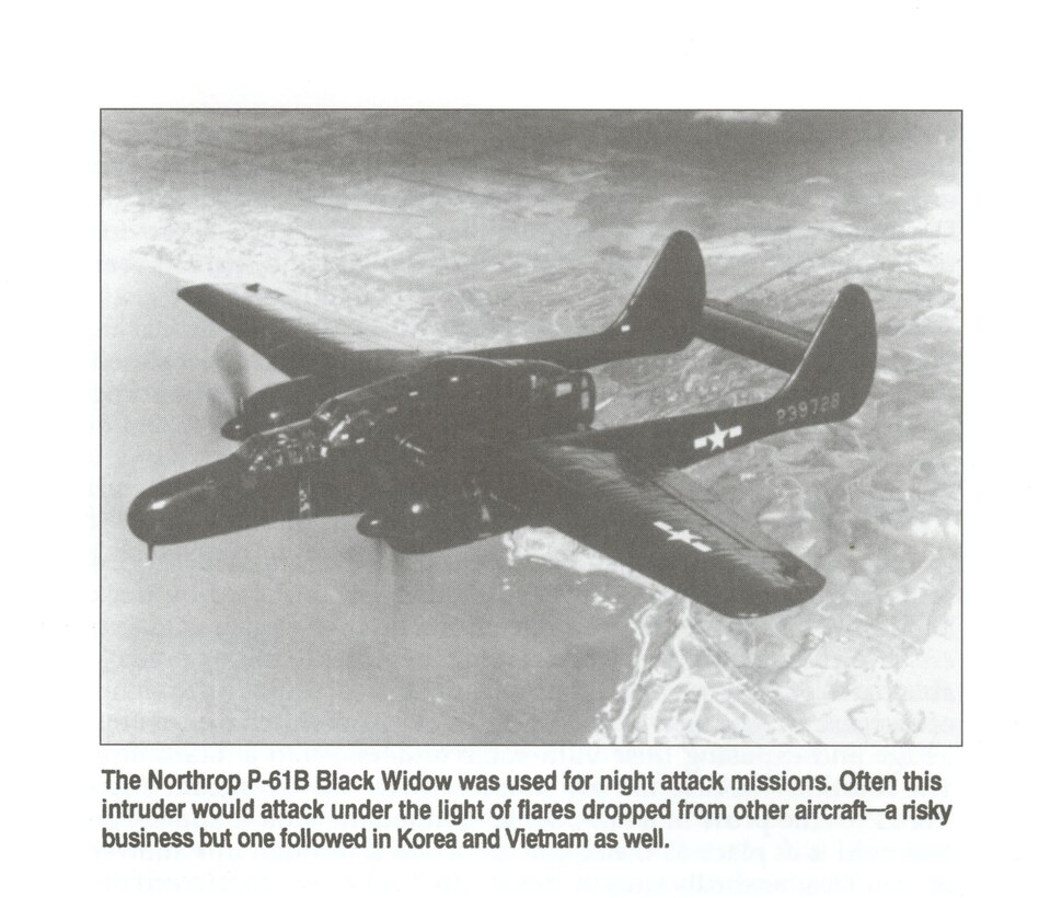 P-61B used in Normandy Invasion