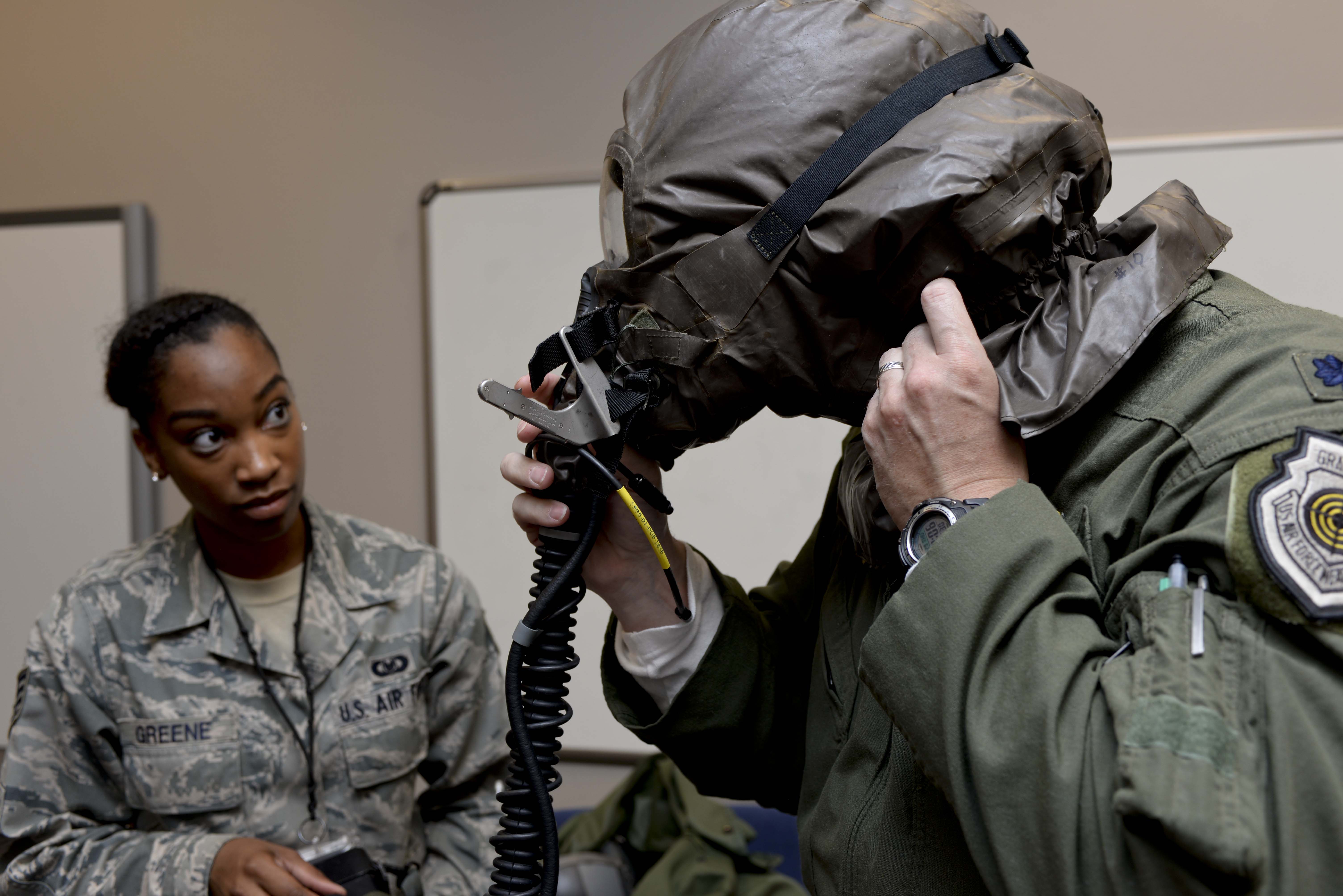 Training helps prepare aviators to survive, operate in chemical environment
