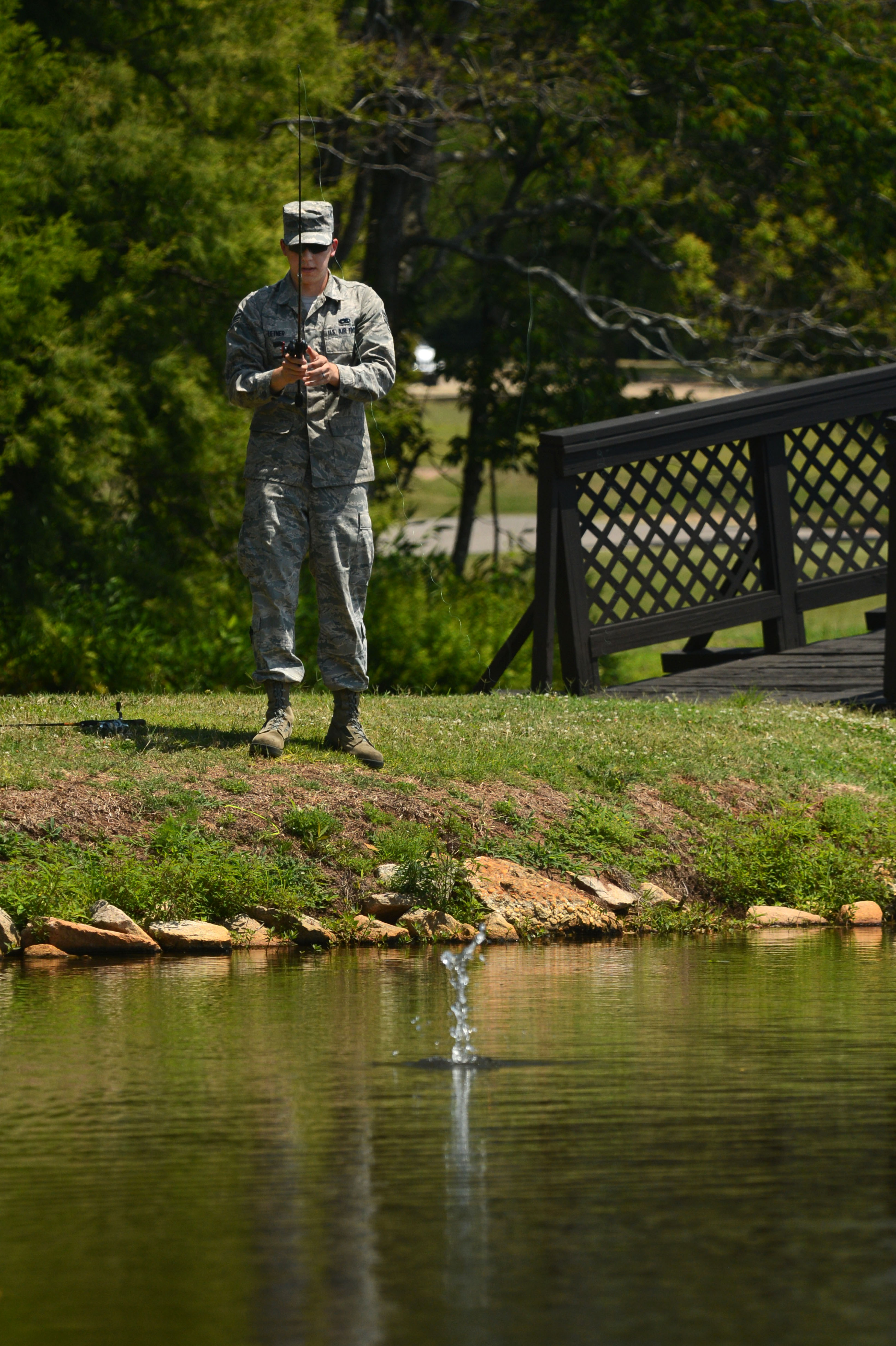 Relaxing lines: SrA Triston Letner