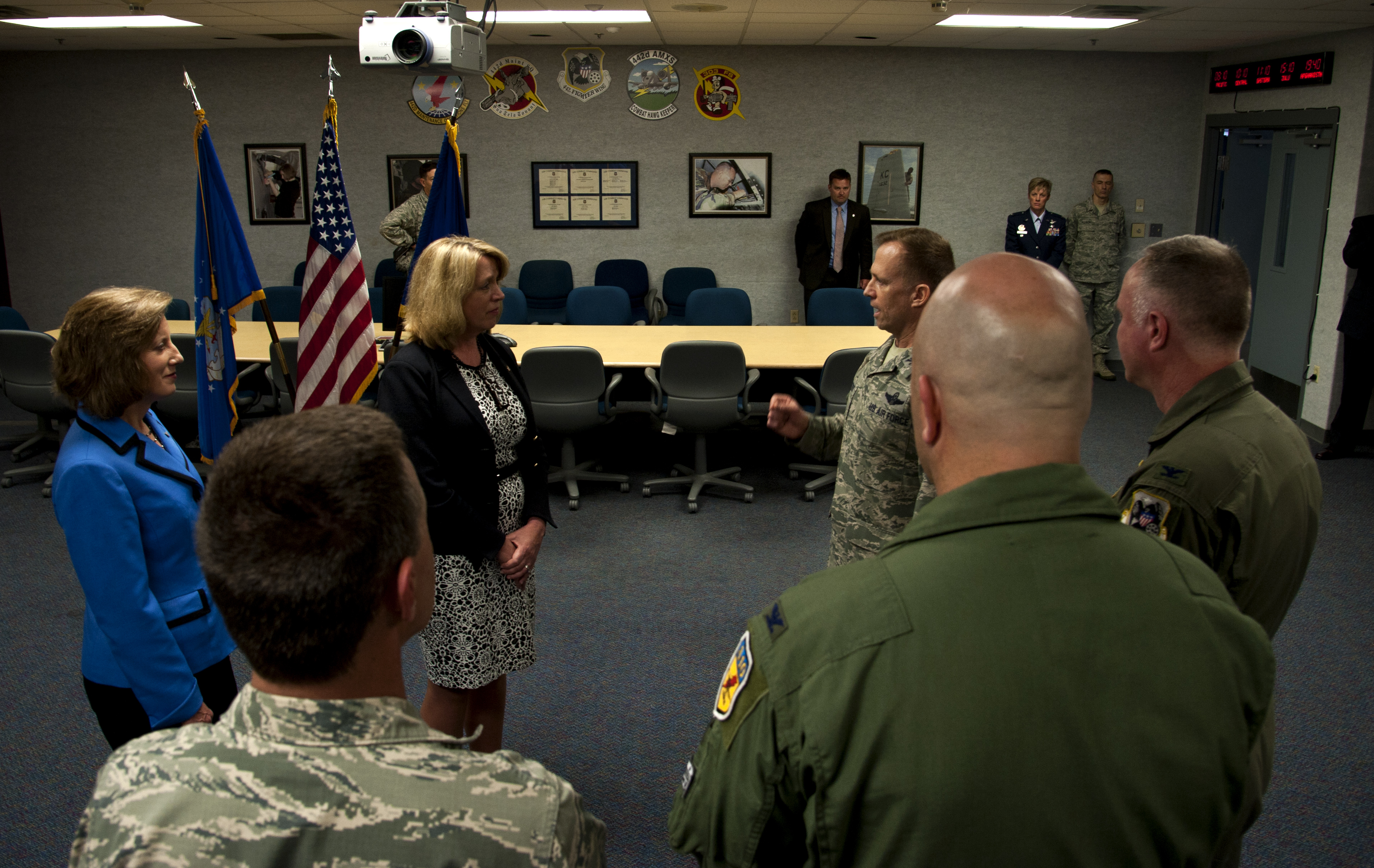 SECAF visits 442d FW