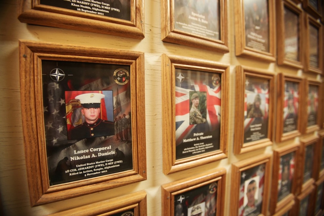 Marines honor fallen heroes during Memorial Day ceremony in Afghanistan