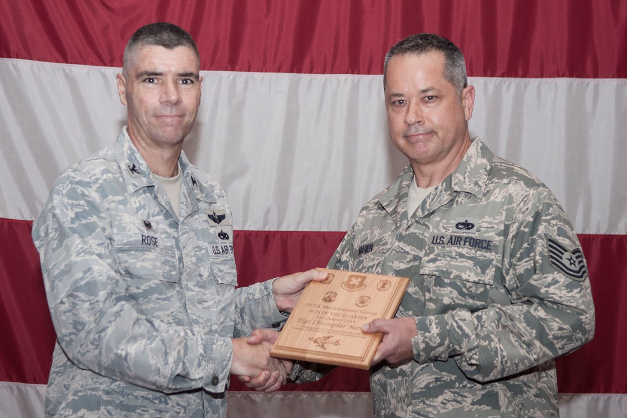 307th Maintenance Group recognizes accomplishments > 307th Bomb Wing ...