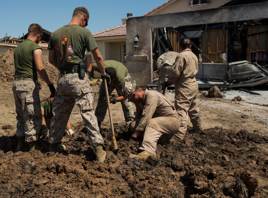 USMC Recovery of Harrier Crash Site > Marine Corps Air Station Yuma ...